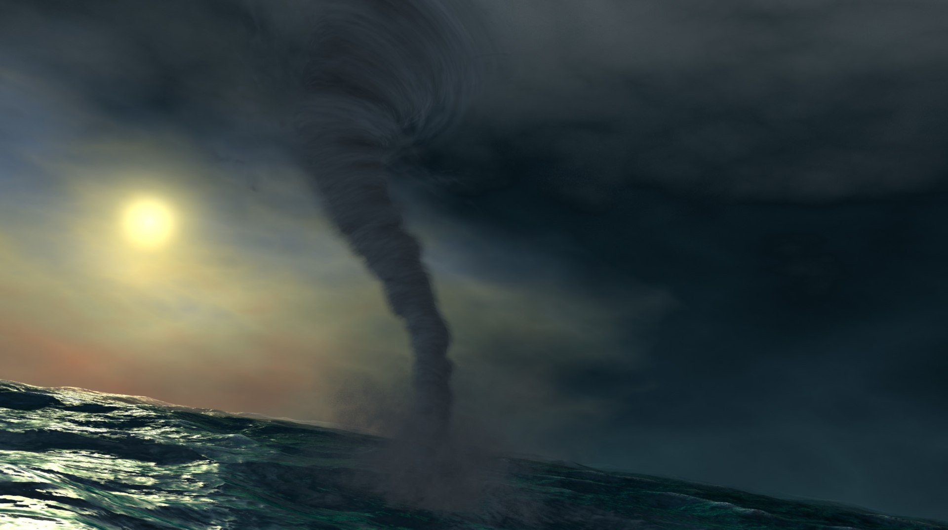 Sea Tornado 3d Max