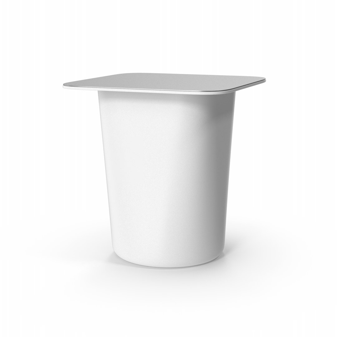 3D Yogurt Plastic Cup - TurboSquid 2200365
