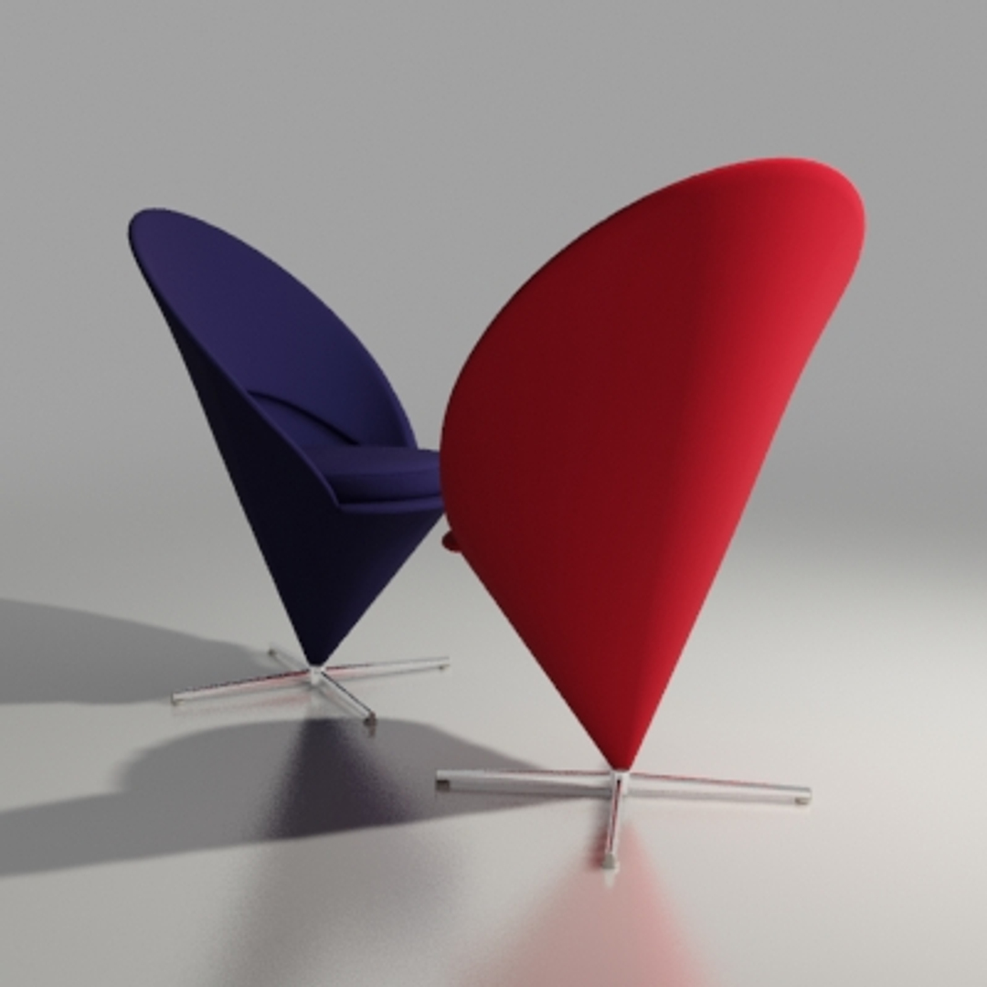 3ds panton cone chair