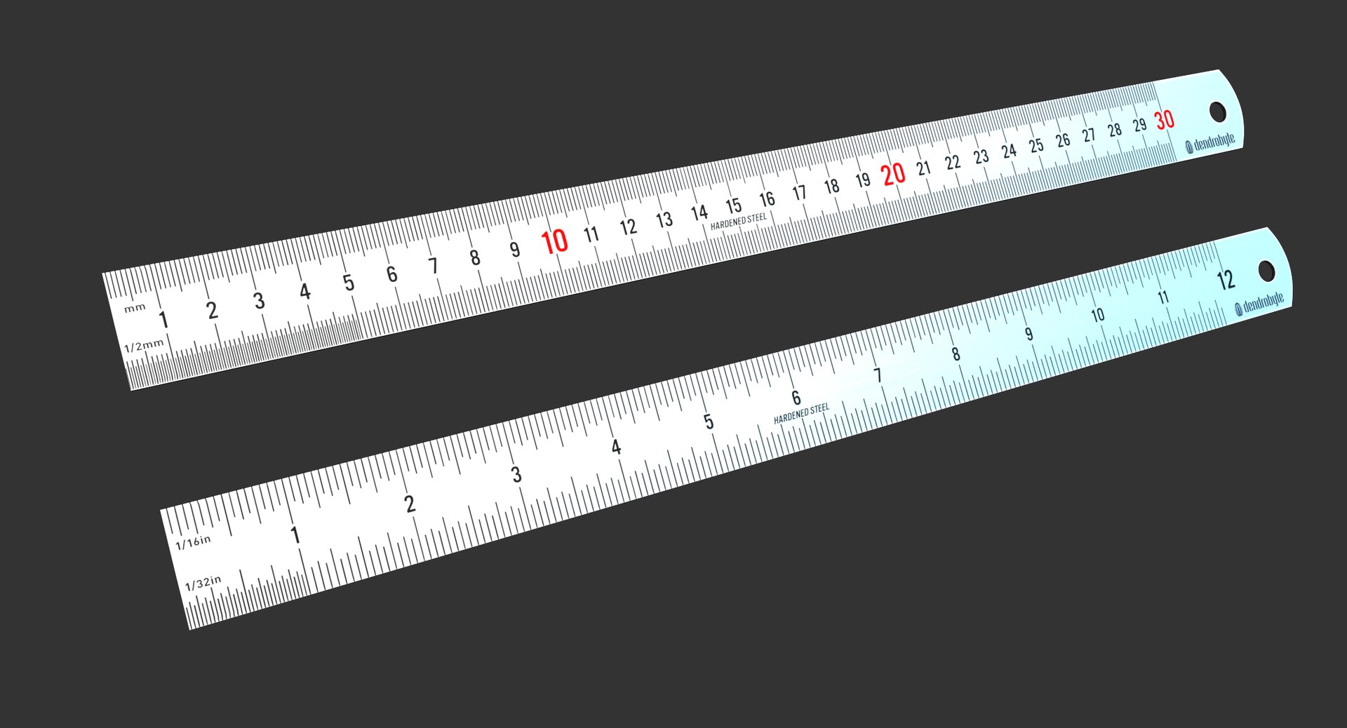 3D measuring tools set model - TurboSquid 1710677