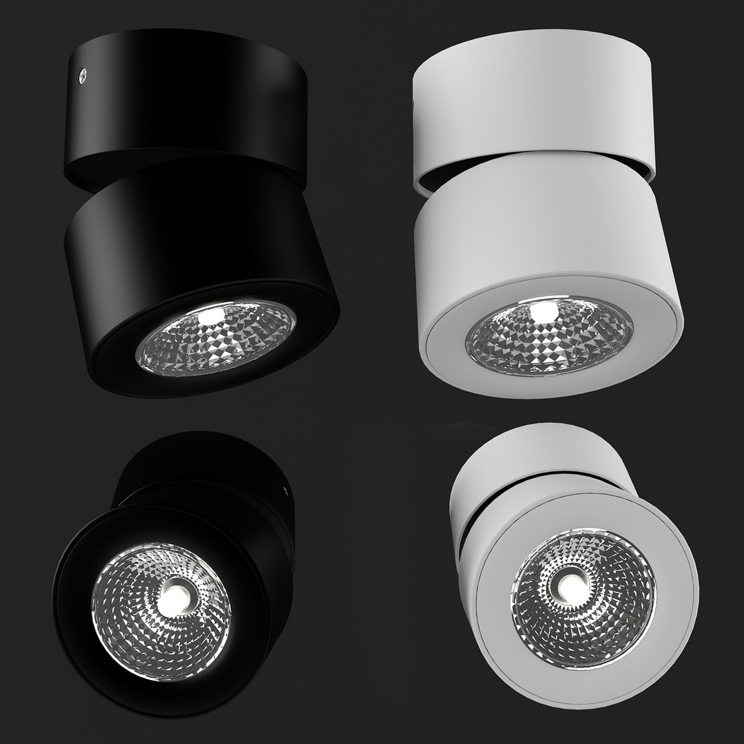 3D model swivel ceiling light - TurboSquid 1237579