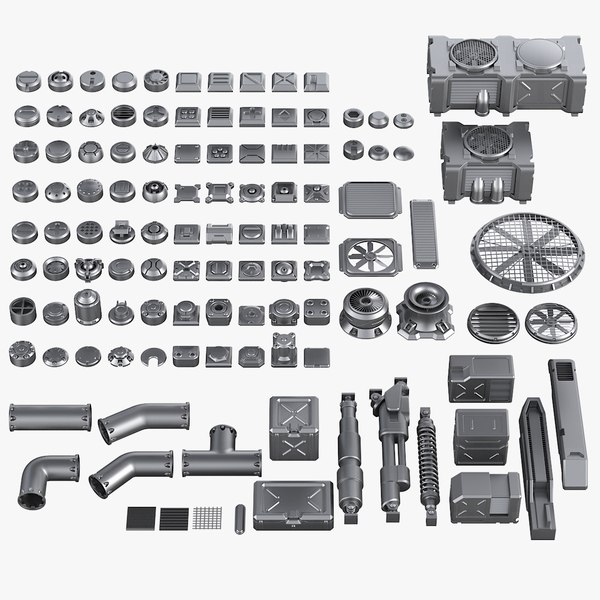 Machine Part 3D Models for Download | TurboSquid