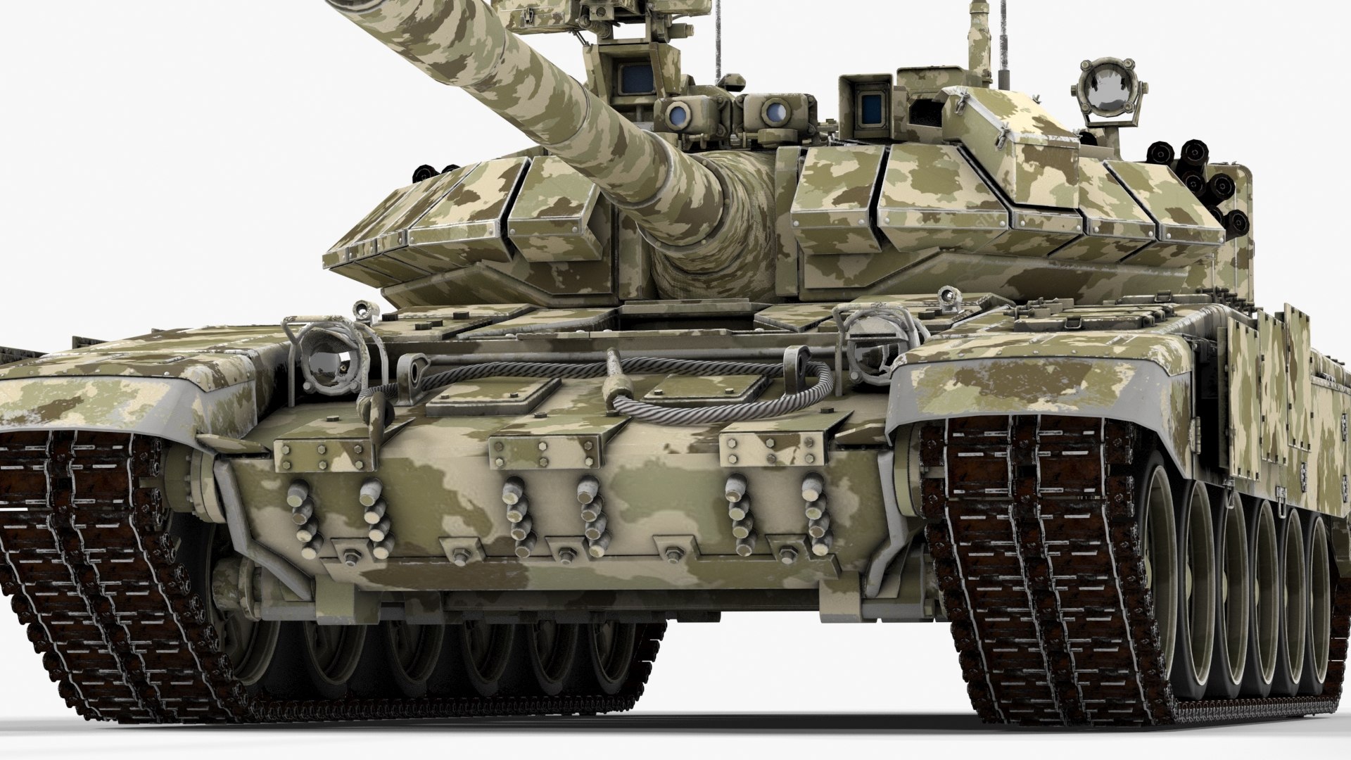 Russian Tank T-90 3D Model - TurboSquid 1292593