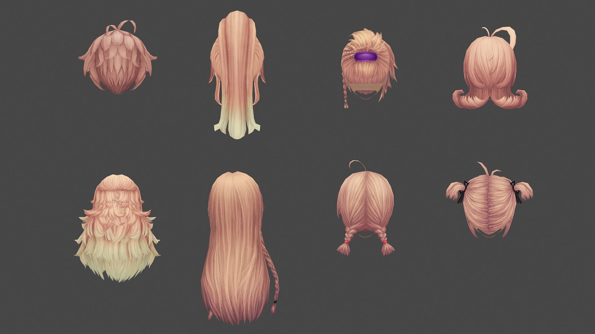 Hair style 06 model - TurboSquid 2176063