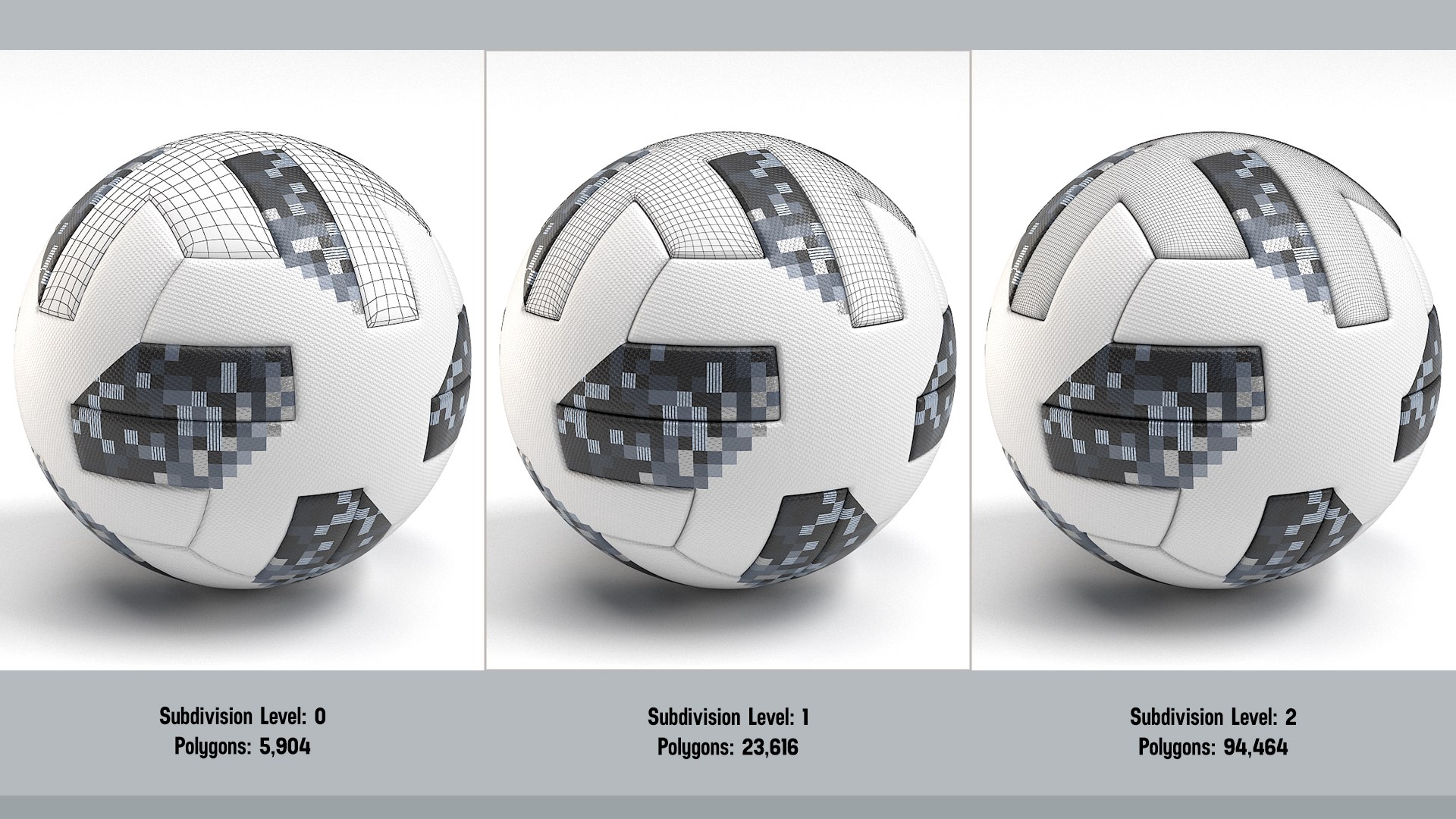 Soccer Ball 2018(1) 3D Model - TurboSquid 2262378