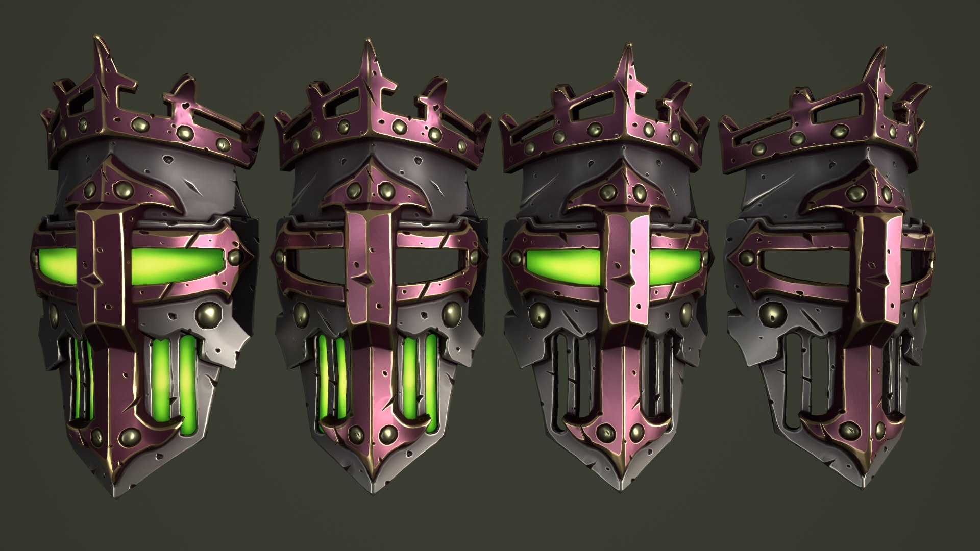 3D Knight mask - TurboSquid 1864002