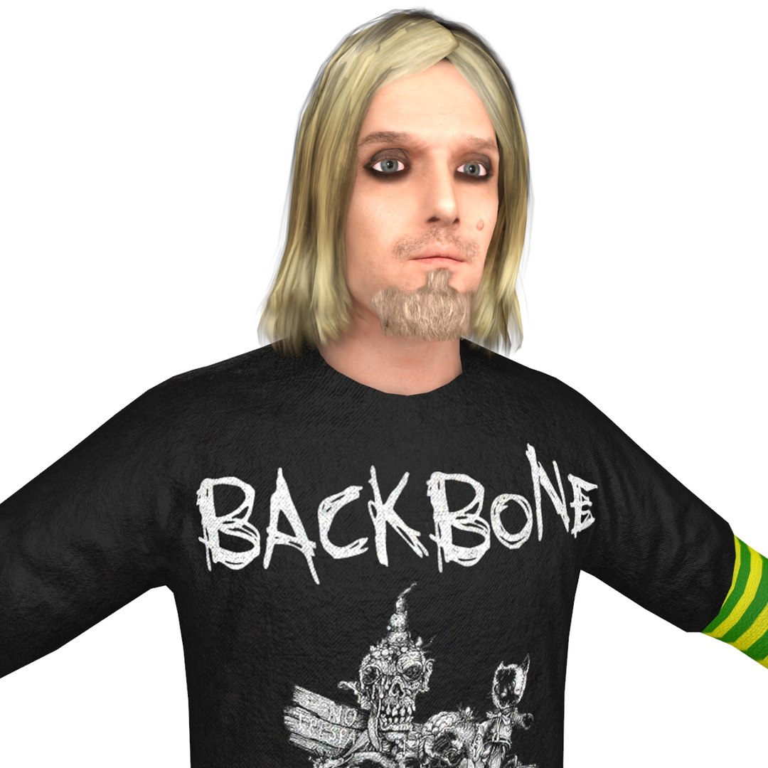 3D Model Guitar Player - TurboSquid 1304680