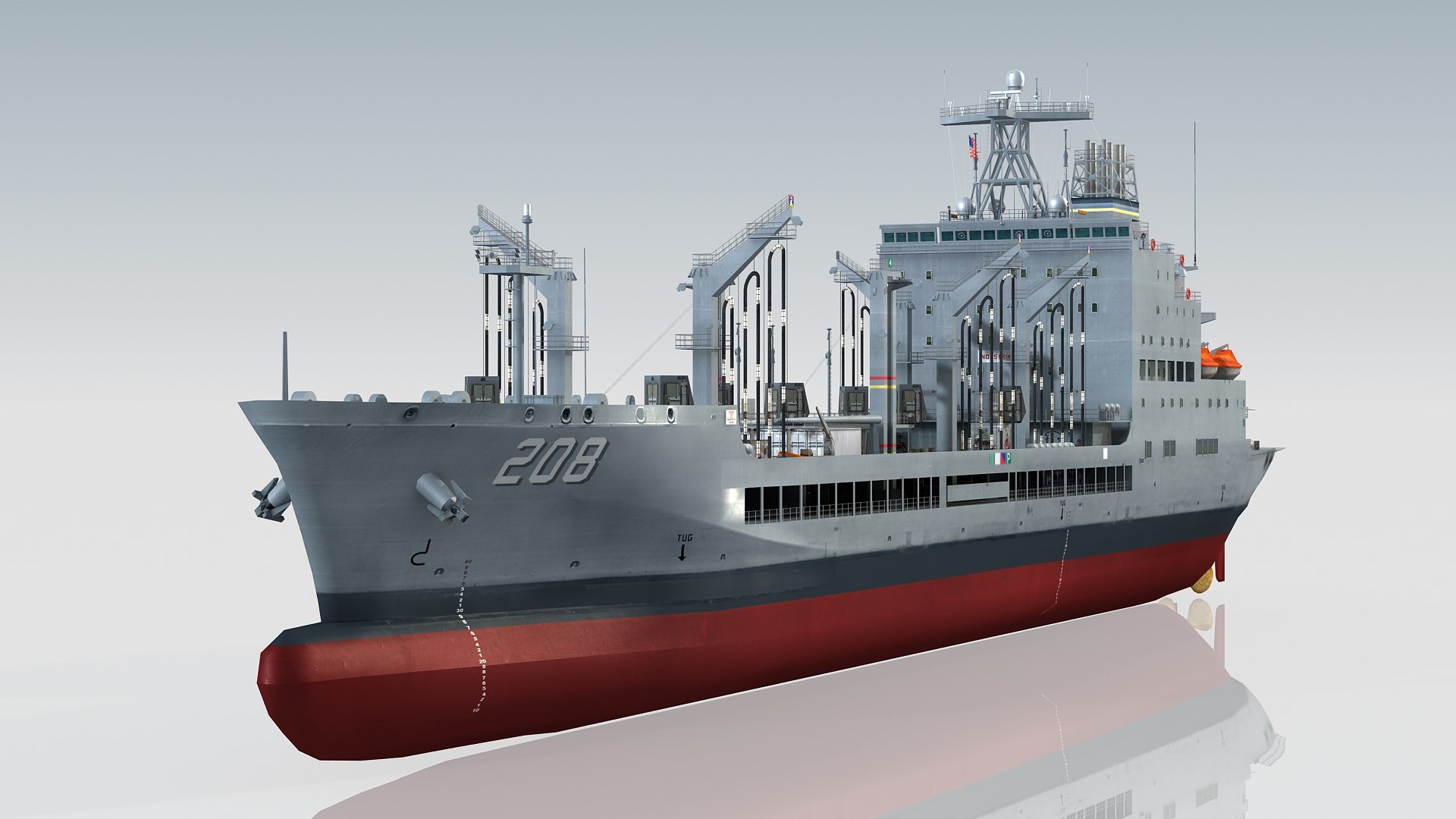 USNS Robert F Kennedy T-AO-208 John Lewis-class 3D - TurboSquid 2074949