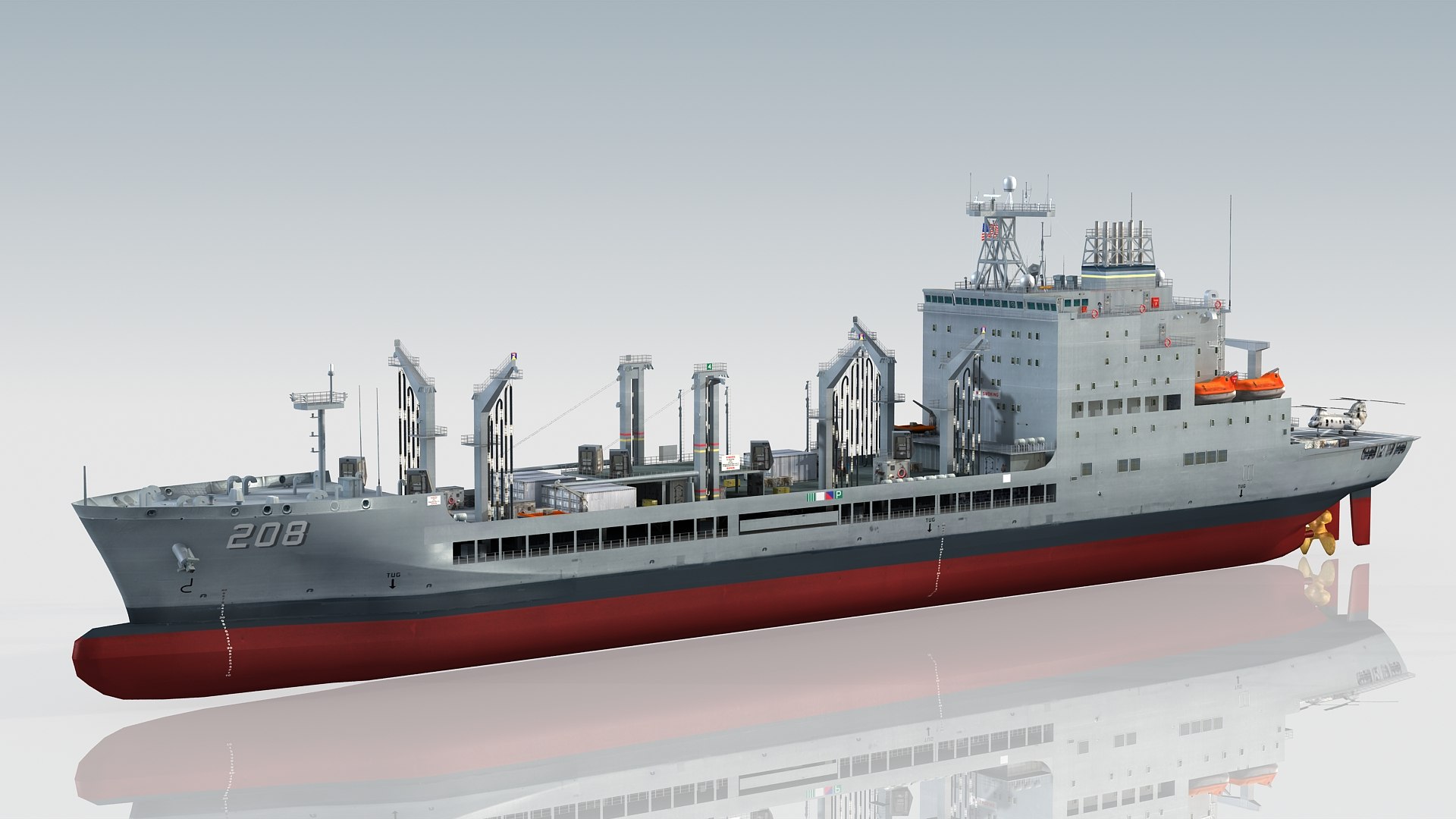 USNS Robert F Kennedy T-AO-208 John Lewis-class 3D - TurboSquid 2074949