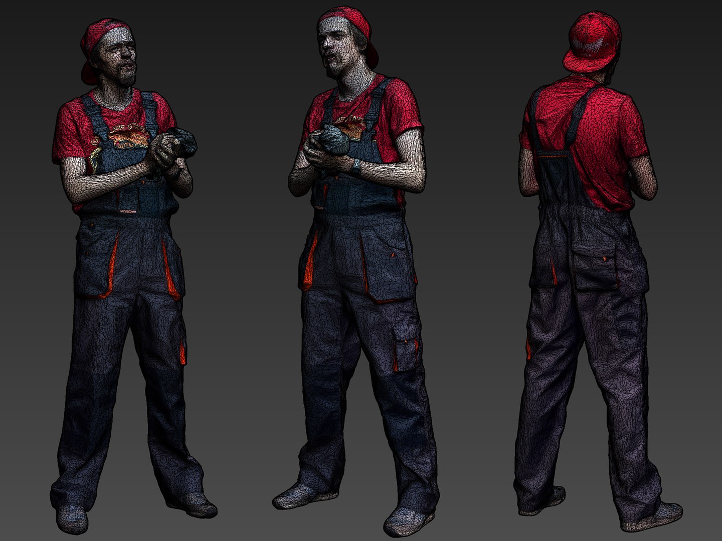 3D Model Stylized Car Mechanic Character - TurboSquid 1723888