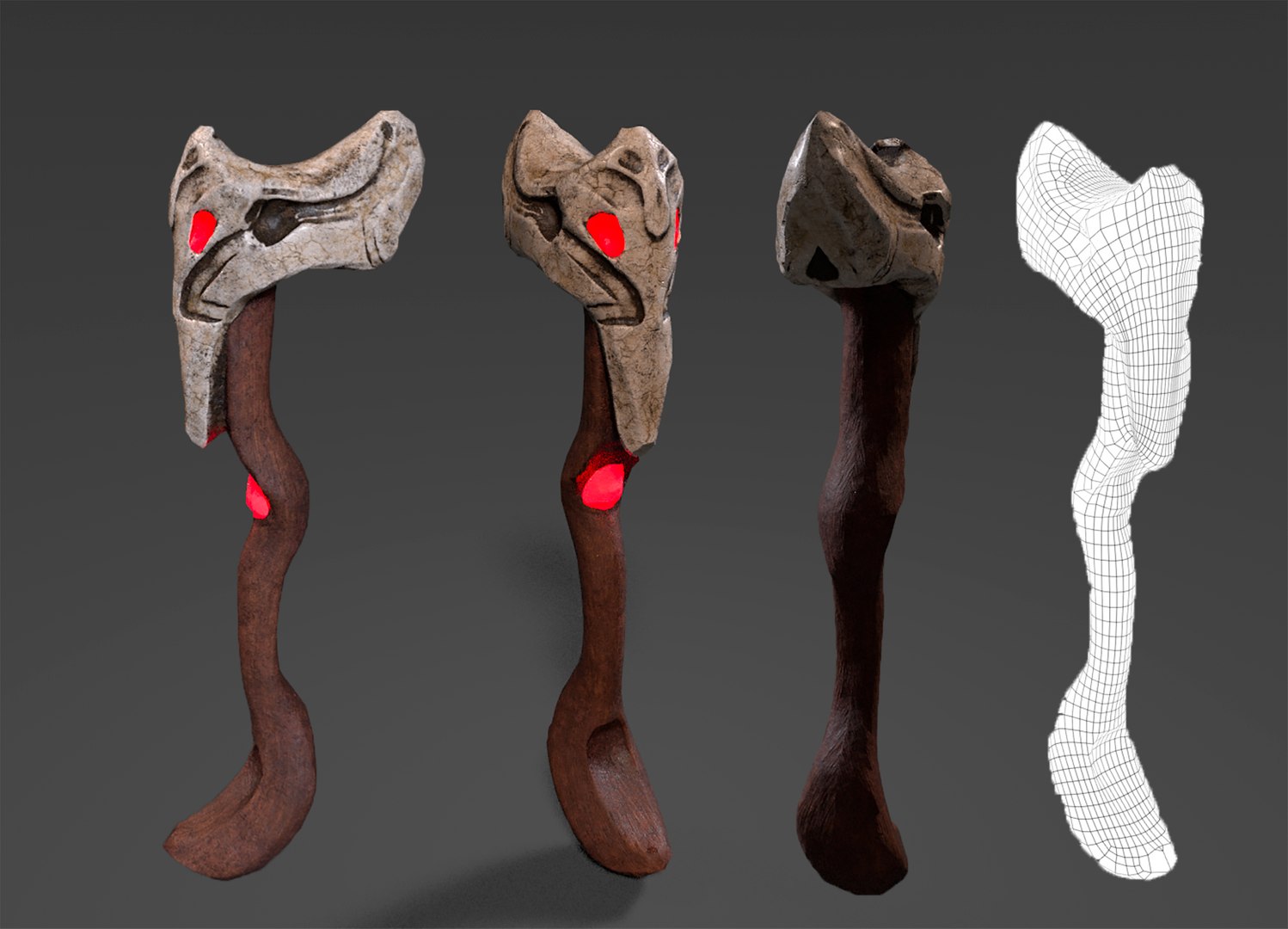 Staff 3D Model - TurboSquid 1682366
