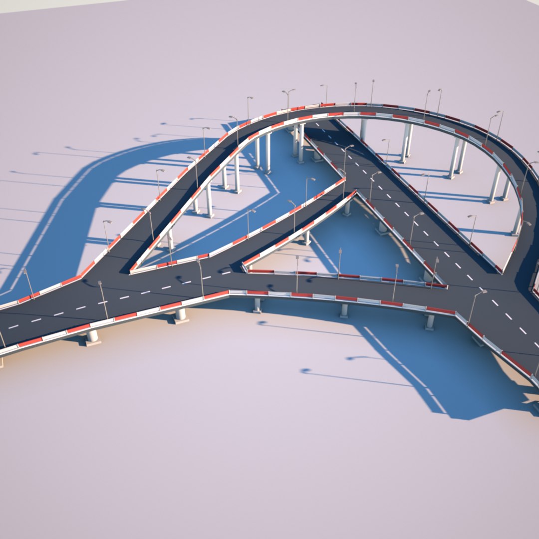 3d Junction Road Model