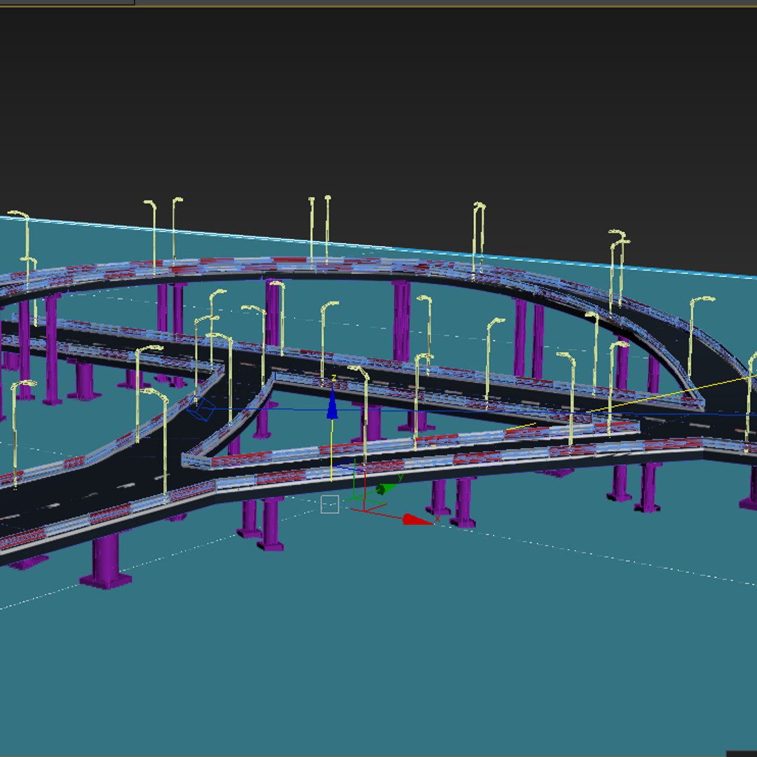 3d Junction Road Model