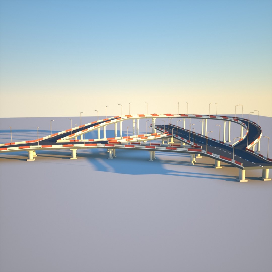 3d Junction Road Model