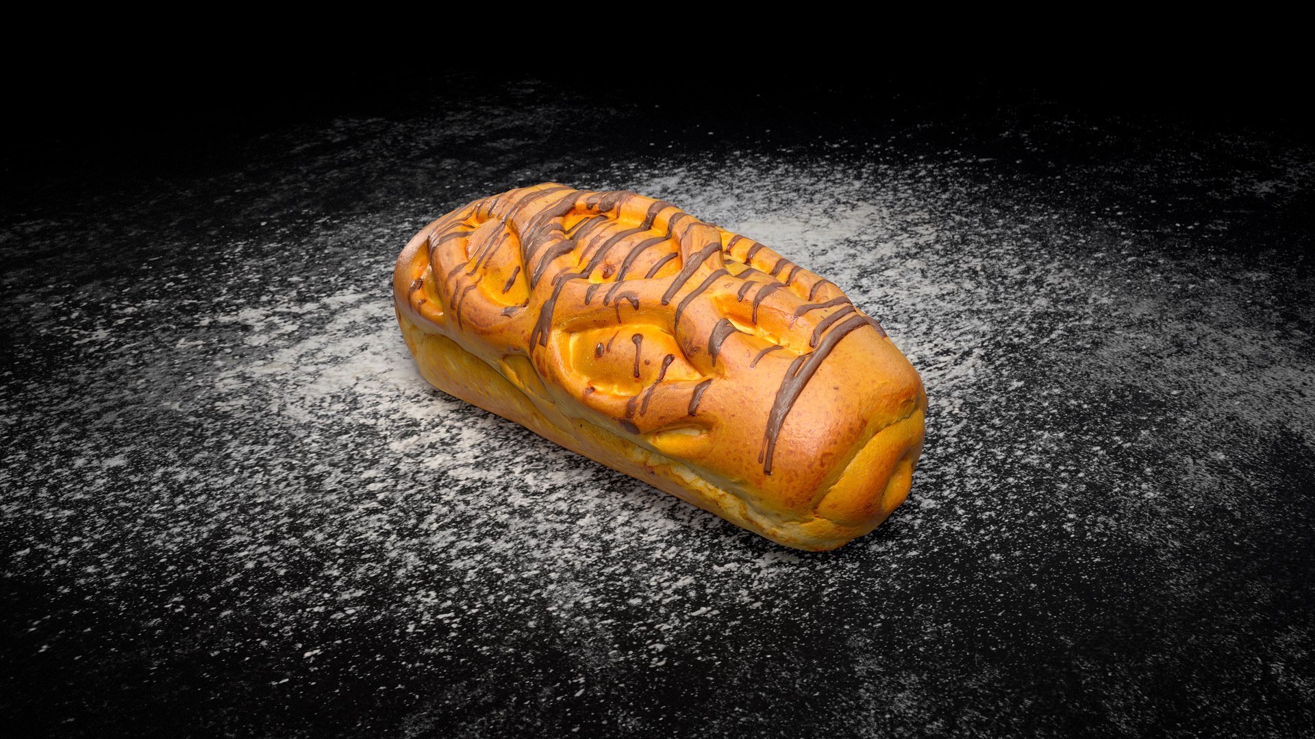 3D Chocolate Bun PBR Low-poly 3D Model - TurboSquid 2312722