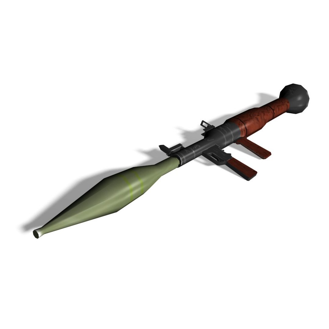 3d Model Rpg-7 Rocket Launcher
