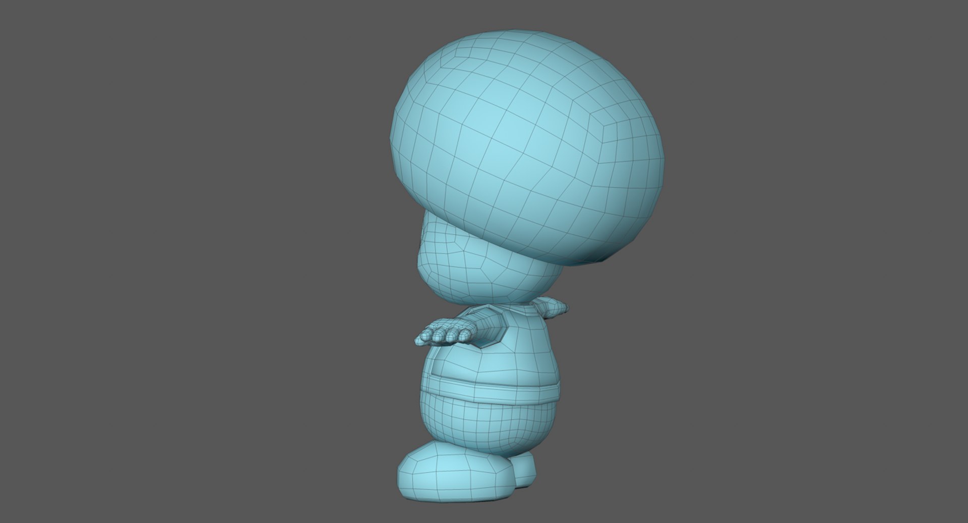 3D Toad Toadstool Mushroom Super Mario - TurboSquid 1408203