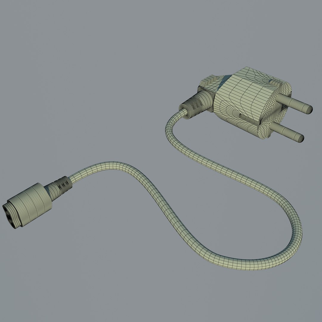 Electric Plug 3D - TurboSquid 1450208