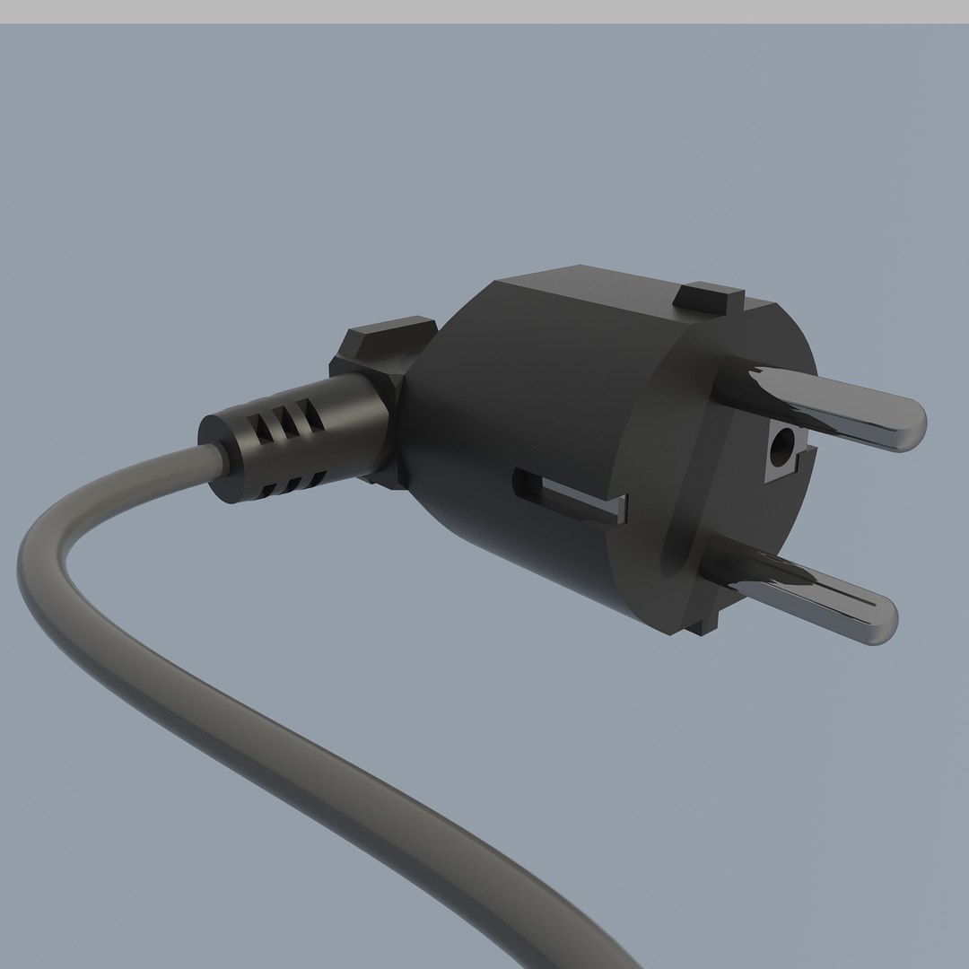 Electric Plug 3D - TurboSquid 1450208