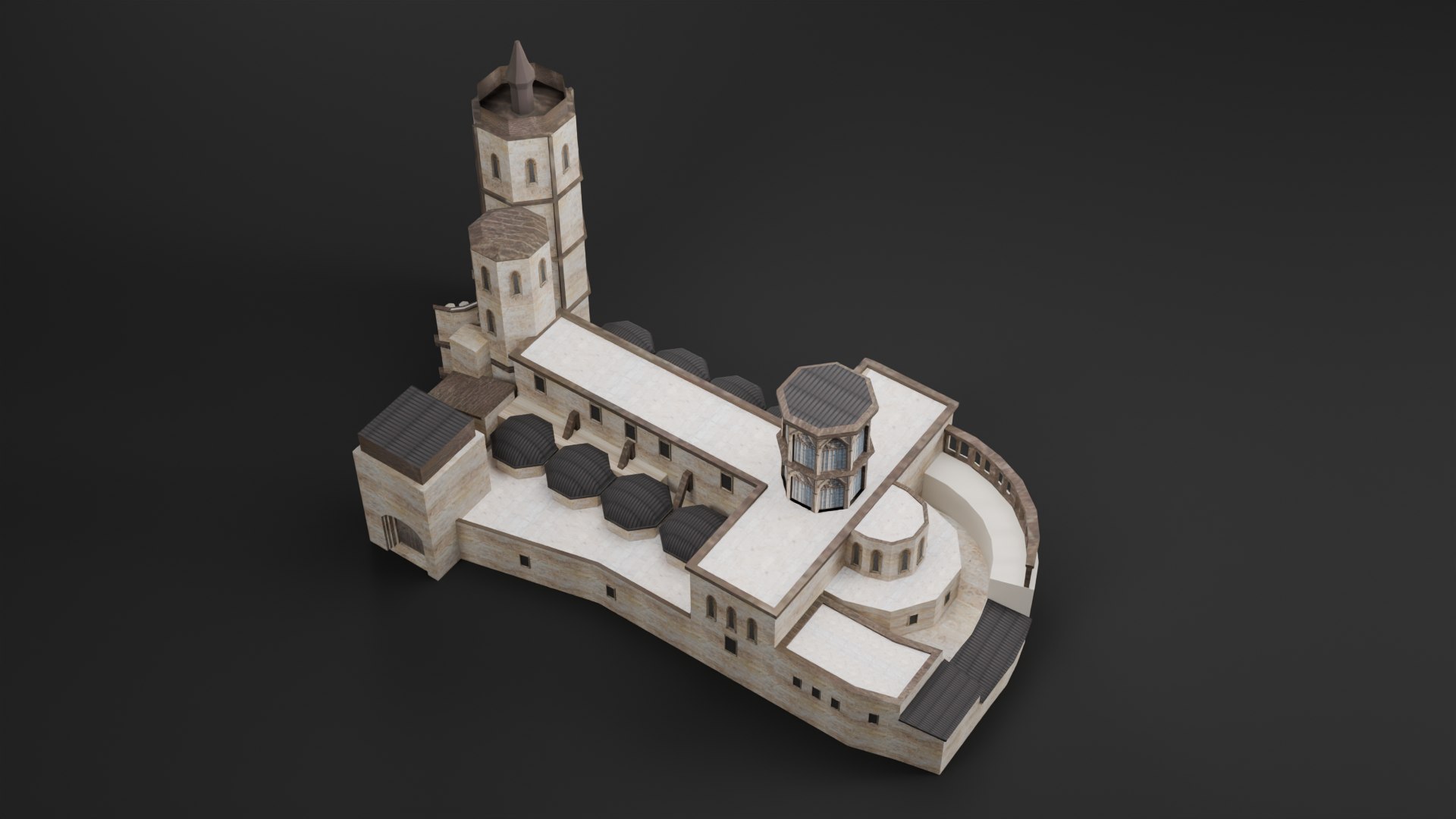 3D Tha Spanish LandMarks Pack - TurboSquid 2358567