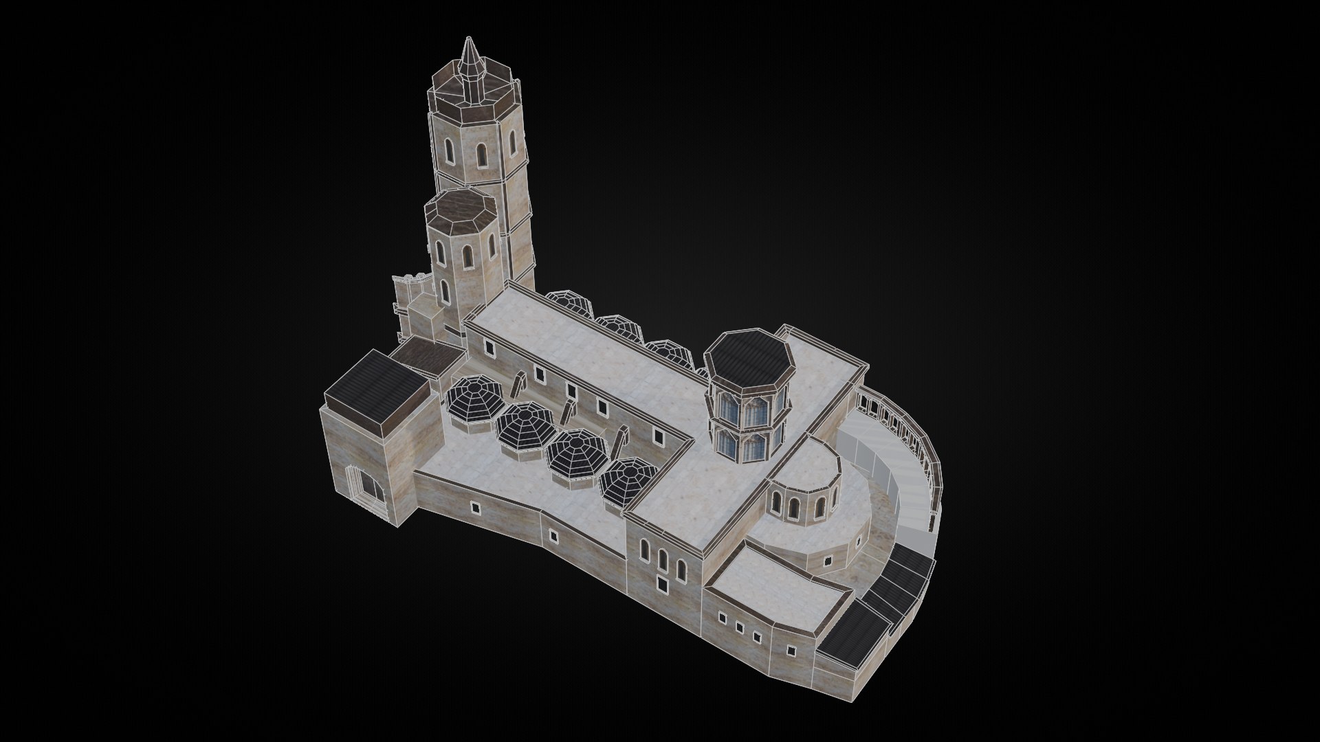 3D Tha Spanish LandMarks Pack - TurboSquid 2358567