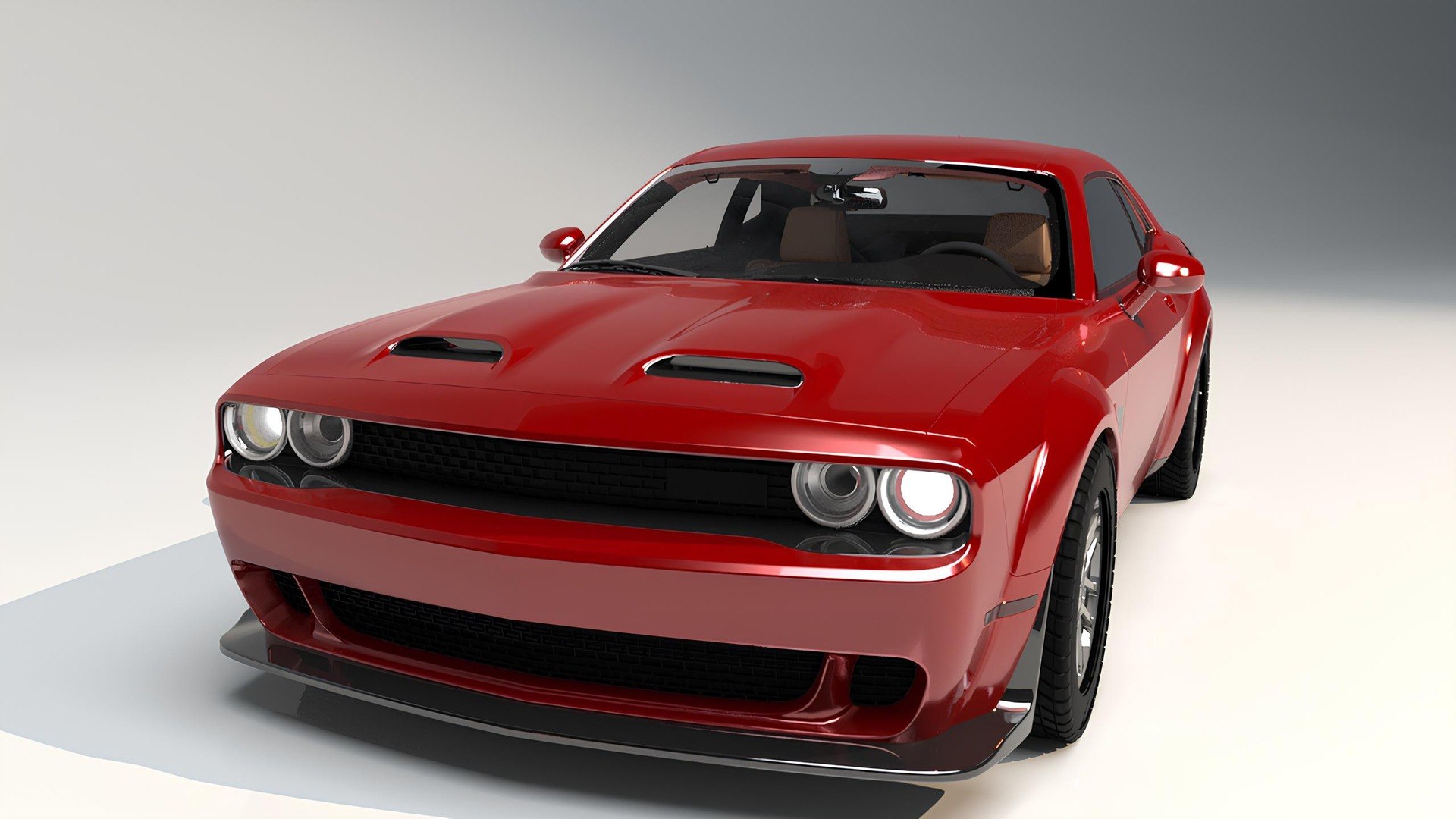Dodge Challenger Hellcat Redeye 2019 3D Model - TurboSquid 2341932