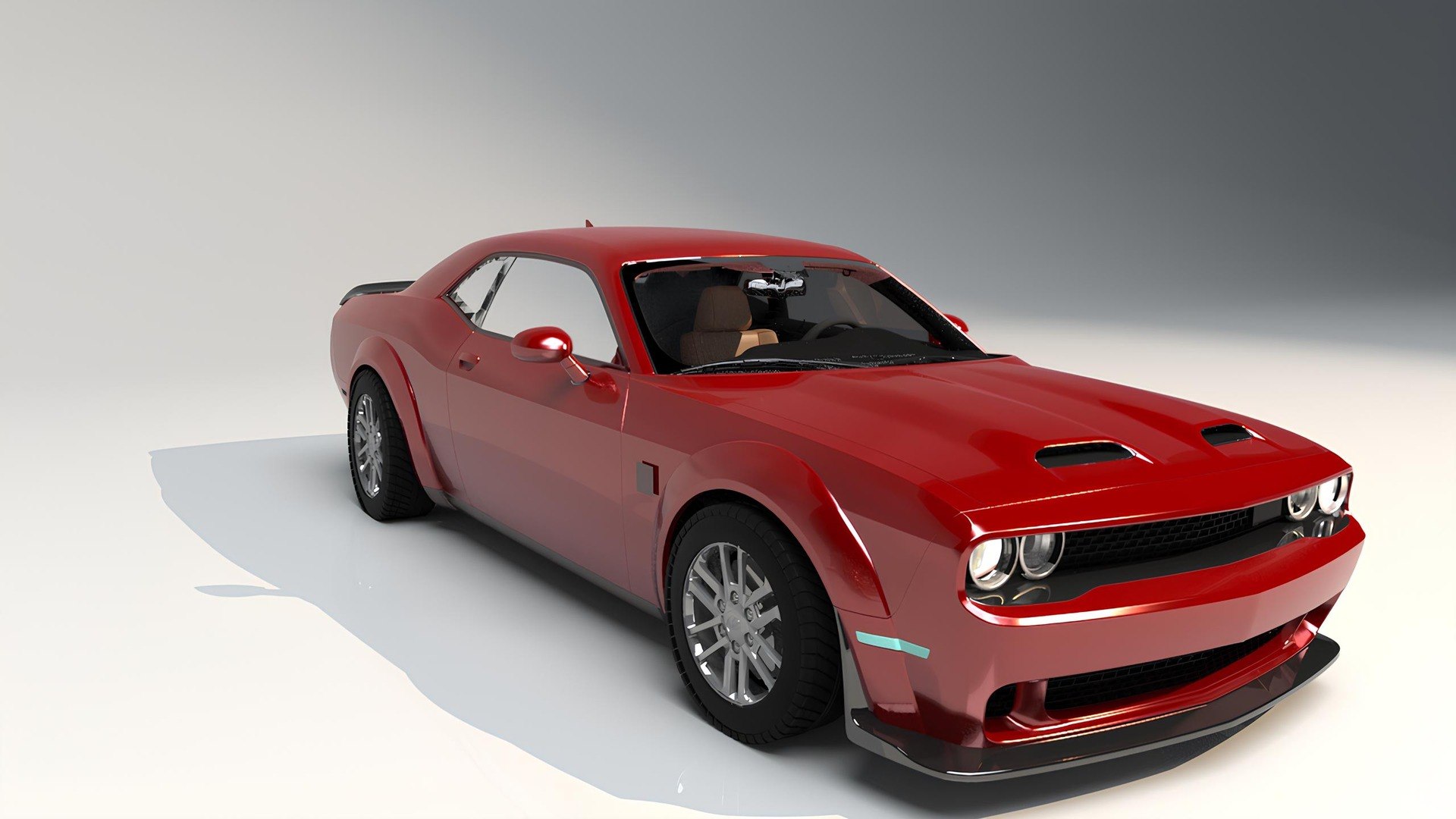 Dodge Challenger Hellcat Redeye 2019 3D Model - TurboSquid 2341932