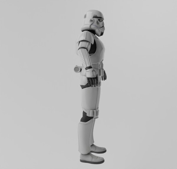3D Stormtrooper Lowpoly Rigged model - TurboSquid 2034090