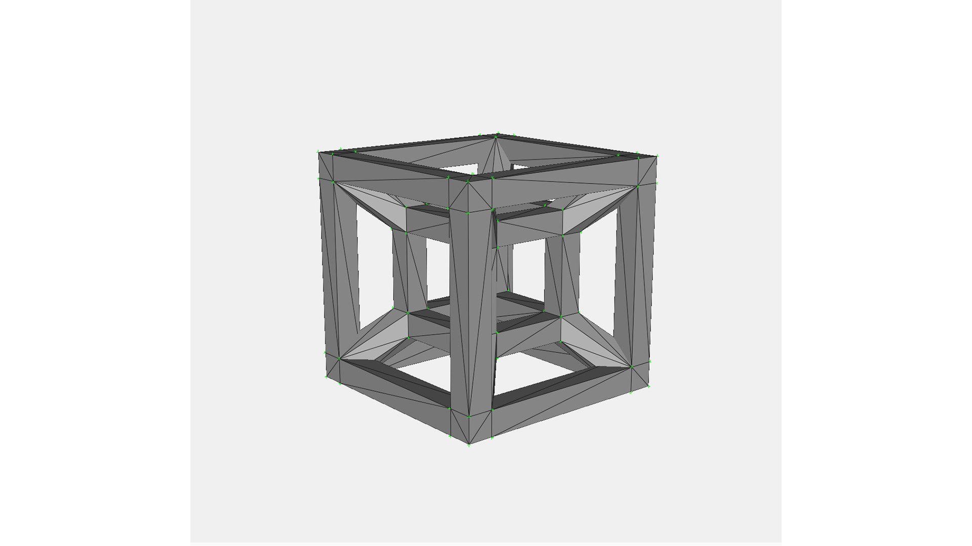 3D Model Tesseract - Low Poly - TurboSquid 2168893