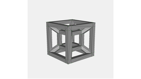 modelo 3d Teseracto - baja poli - TurboSquid 2168893