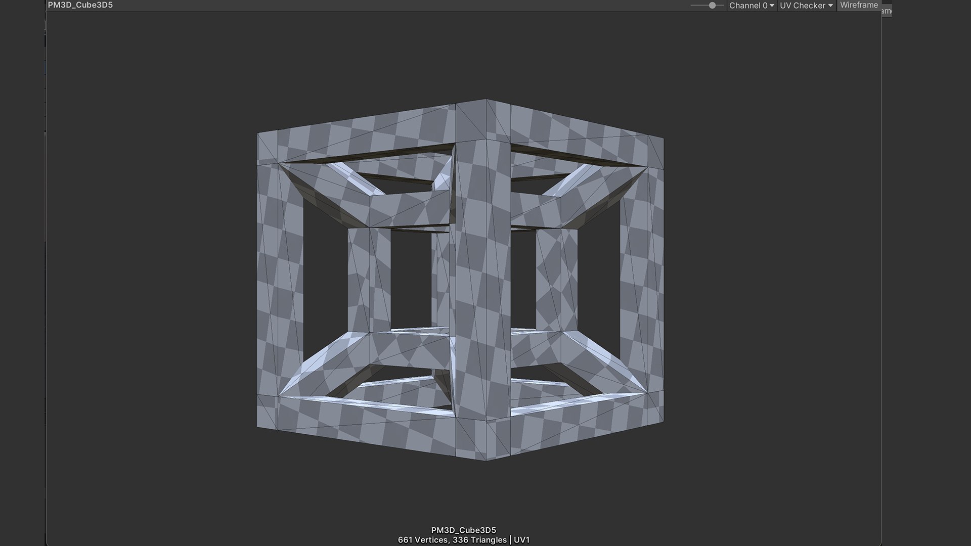 3D Model Tesseract - Low Poly - TurboSquid 2168893