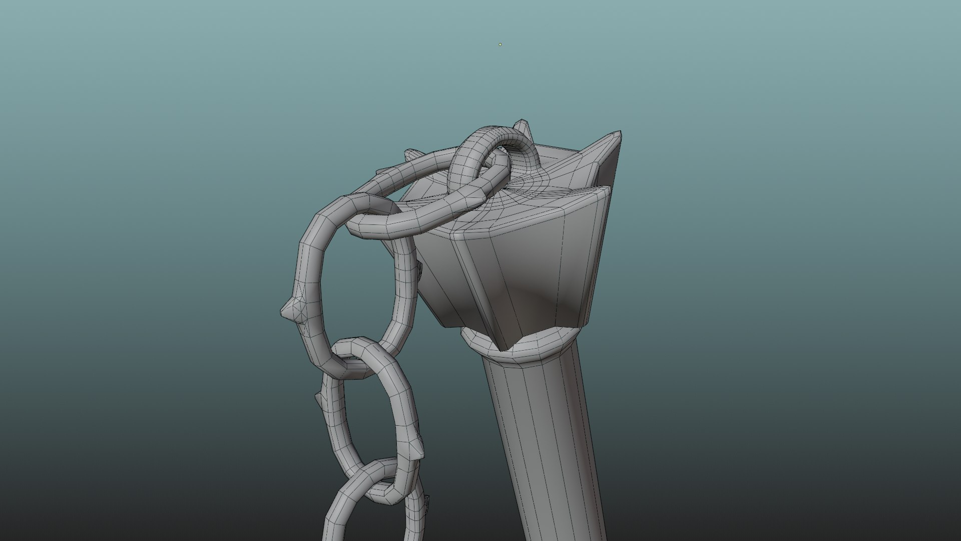 3D Medieval Iron Flail Model - TurboSquid 1791910