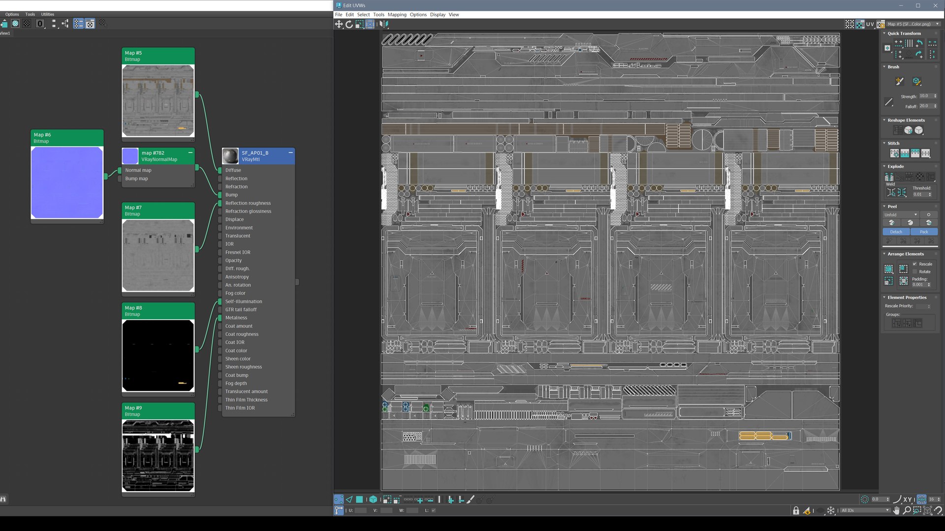 3D Model Sci-Fi Architecture Panels Pack Vol 01 - TurboSquid 1960905