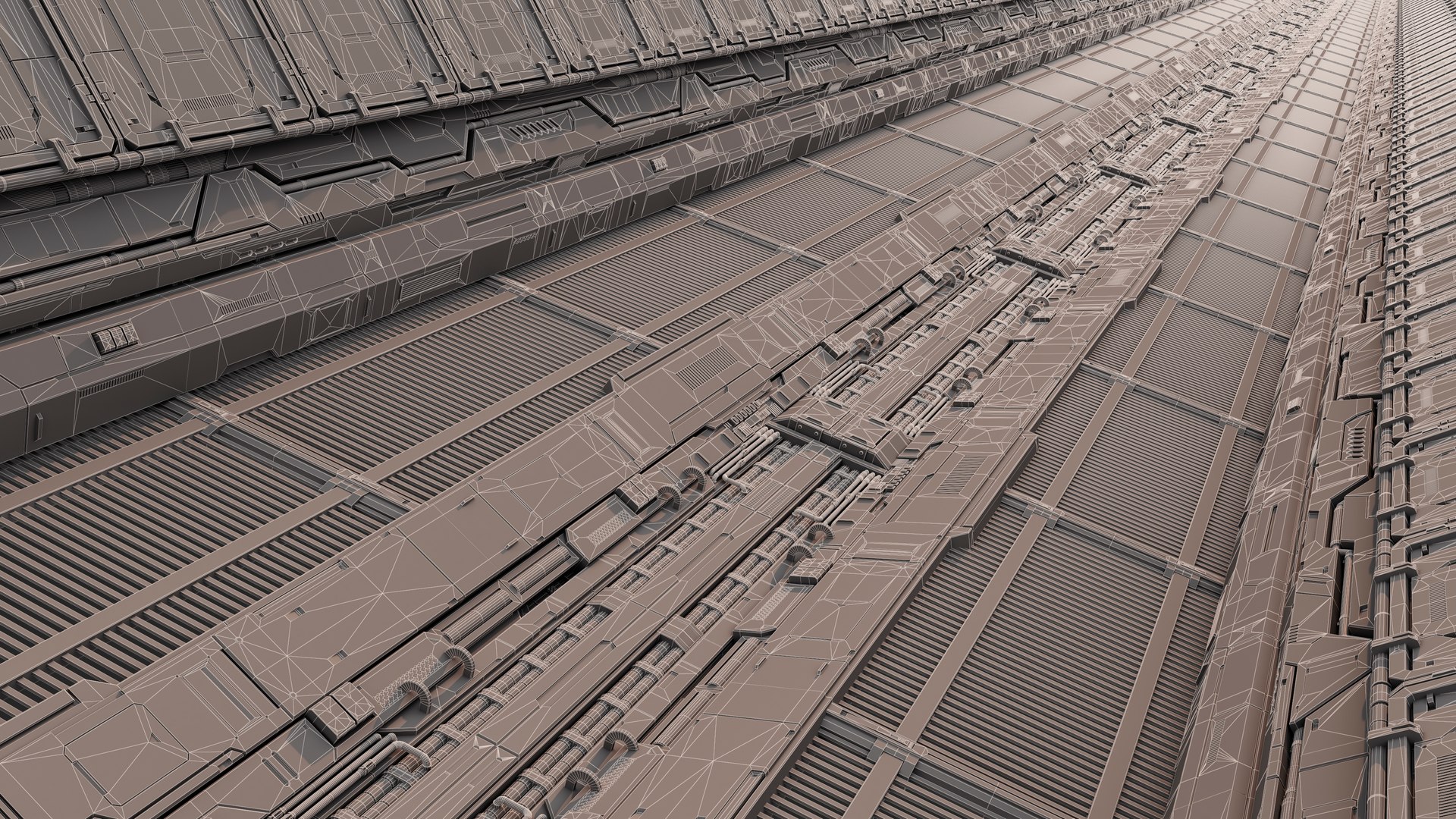 3D model Sci-Fi Architecture Panels Pack vol 01 - TurboSquid 1960905