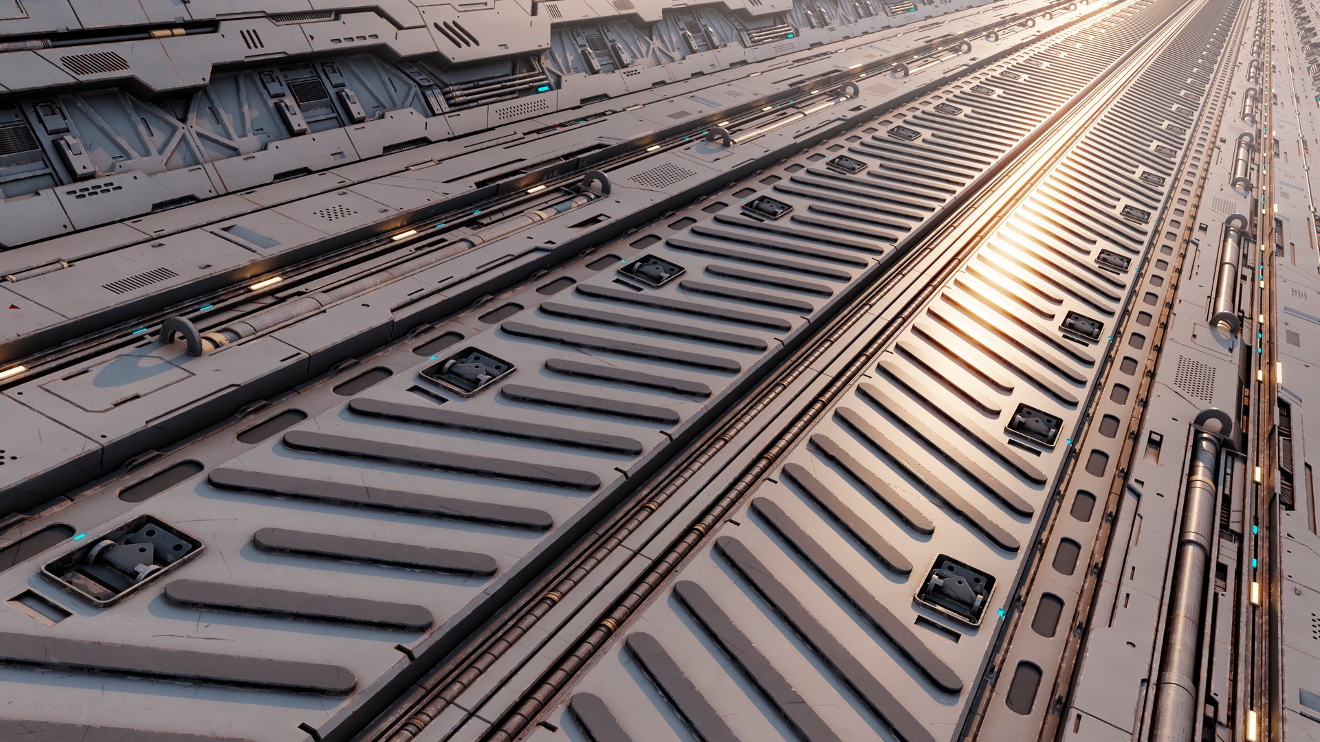 3D model Sci-Fi Architecture Panels Pack vol 01 - TurboSquid 1960905