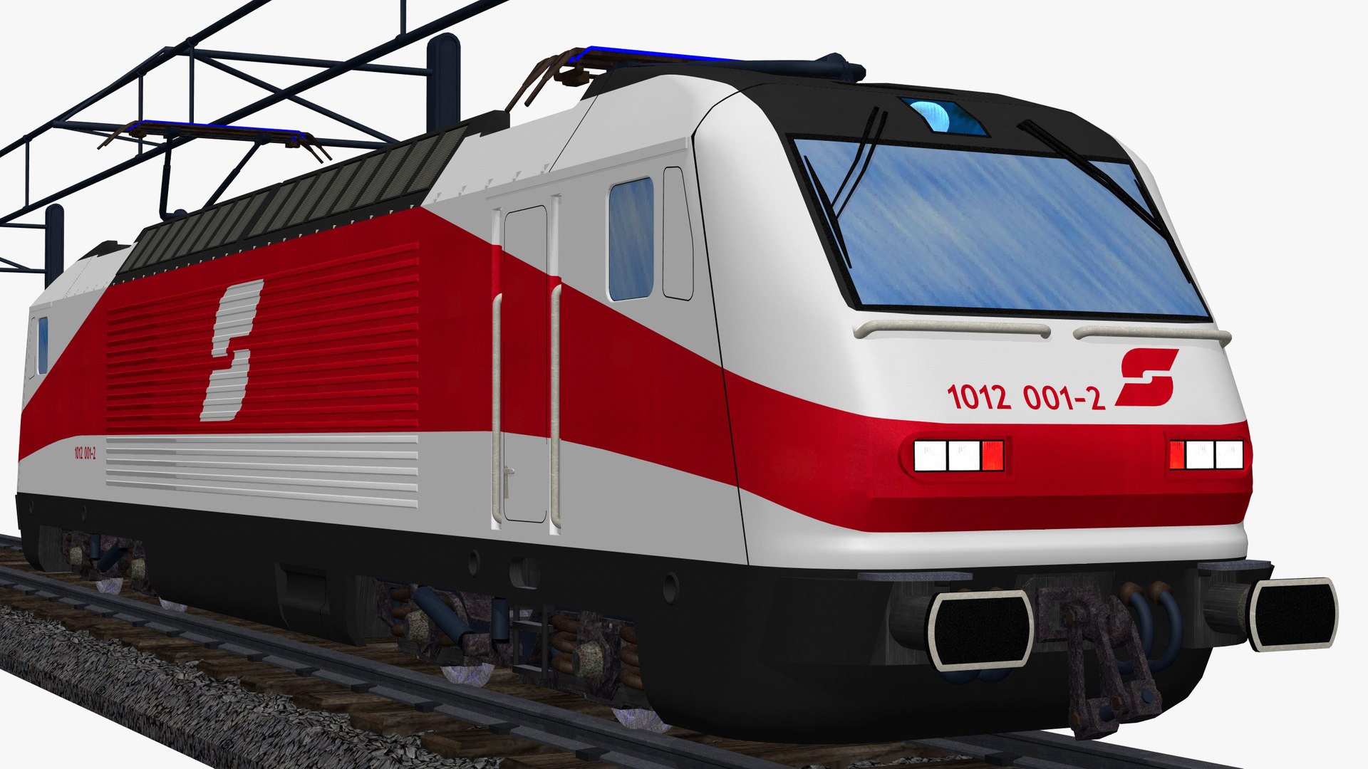 Oebb Class 1012 Electric Locomotive Model - TurboSquid 2001289