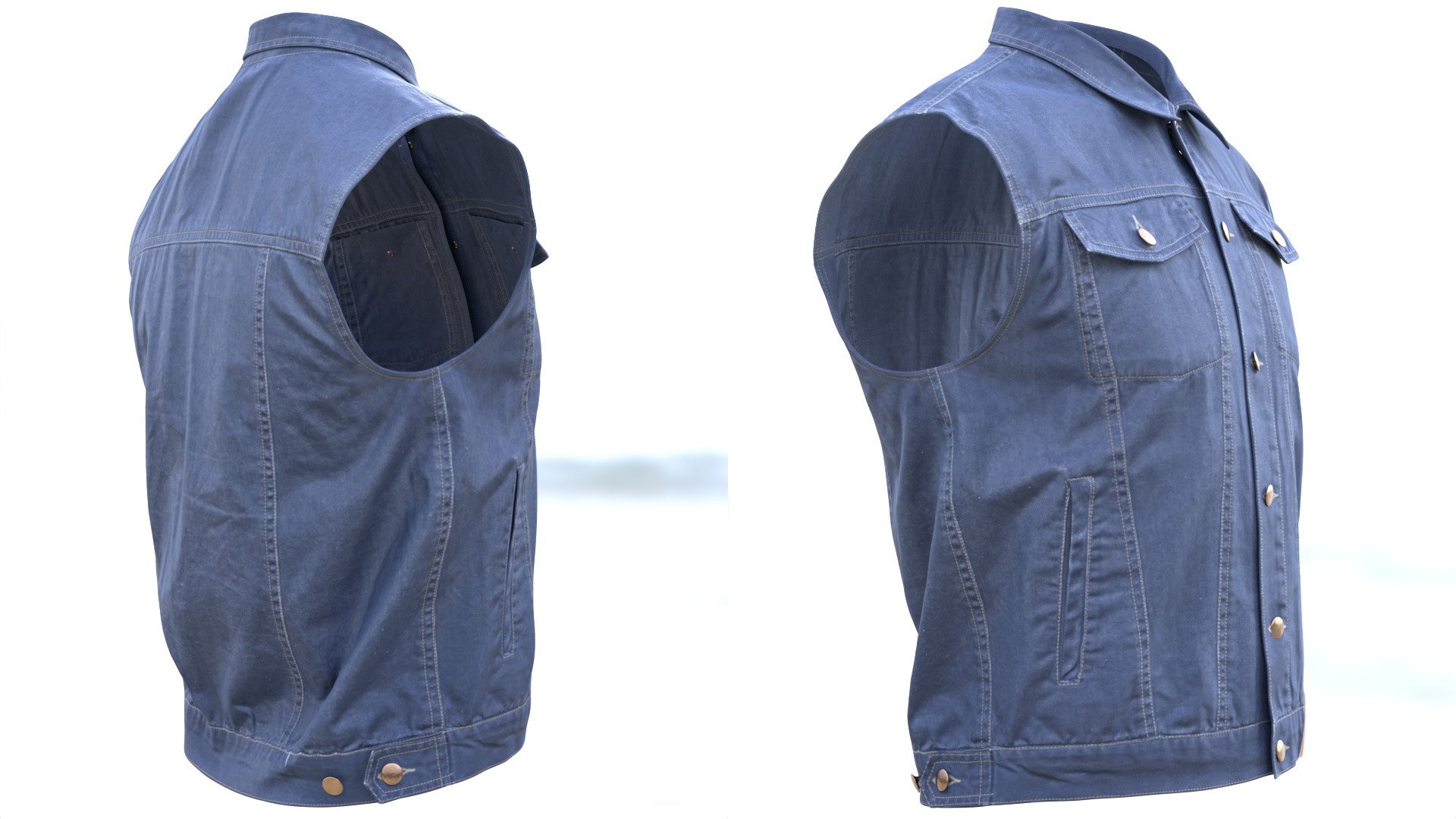 3D Man And Woman In Vest 51 - TurboSquid 2267957