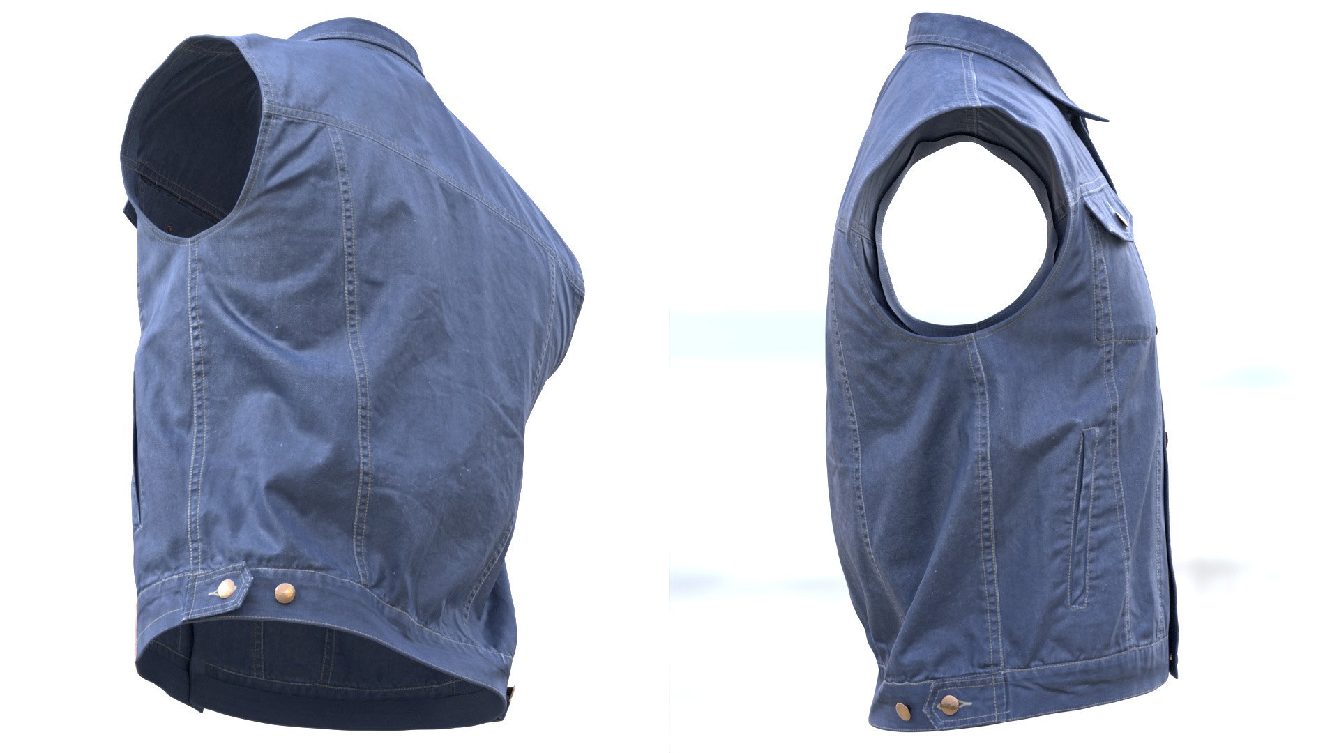 3D Man And Woman In Vest 51 - TurboSquid 2267957
