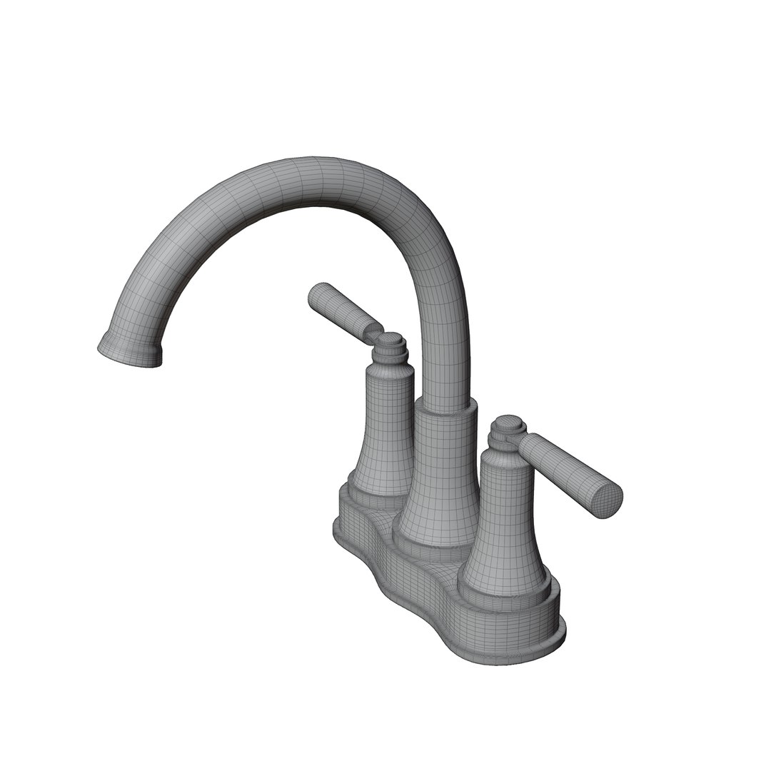 3D Bathroom Faucet 02 Model - TurboSquid 2109718