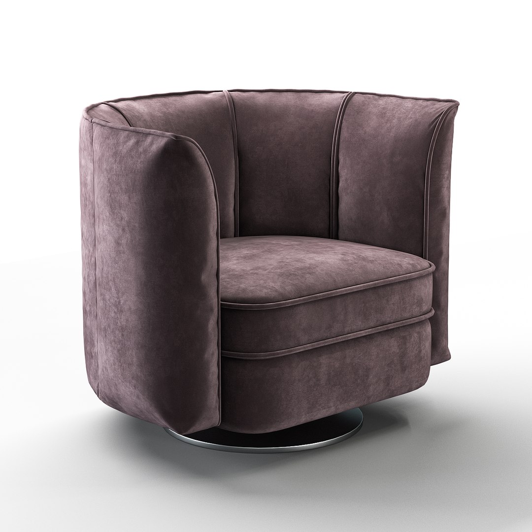 Flower Lounge Chair 3D Model - TurboSquid 1455400