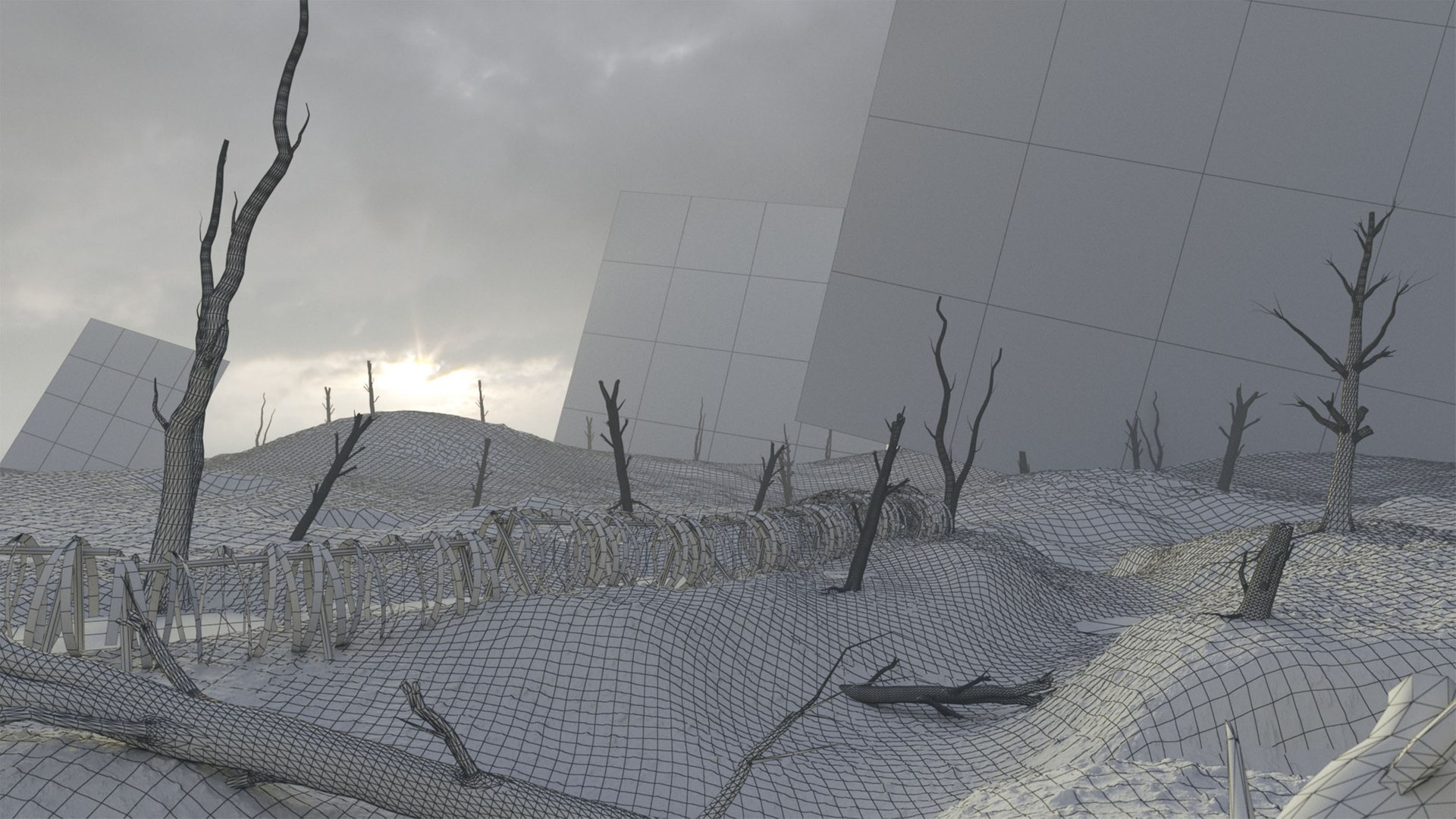 3D Model War Environment - TurboSquid 1873430