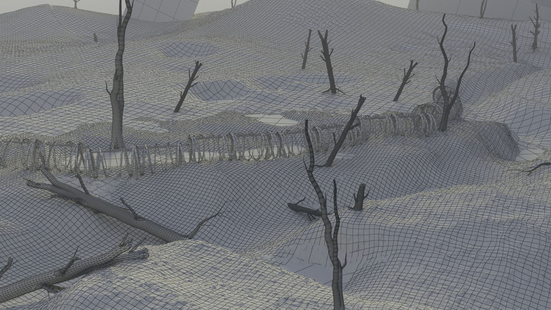 3D Model War Environment - TurboSquid 1873430