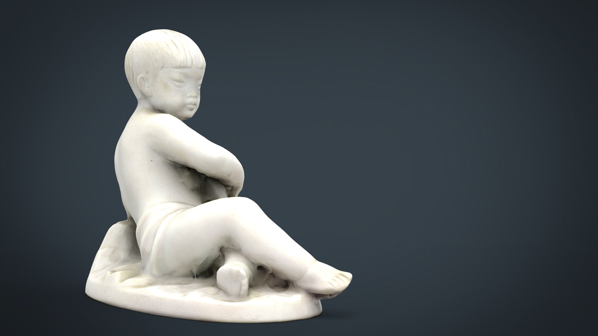 Child Statue 2 3D Model - TurboSquid 1238831