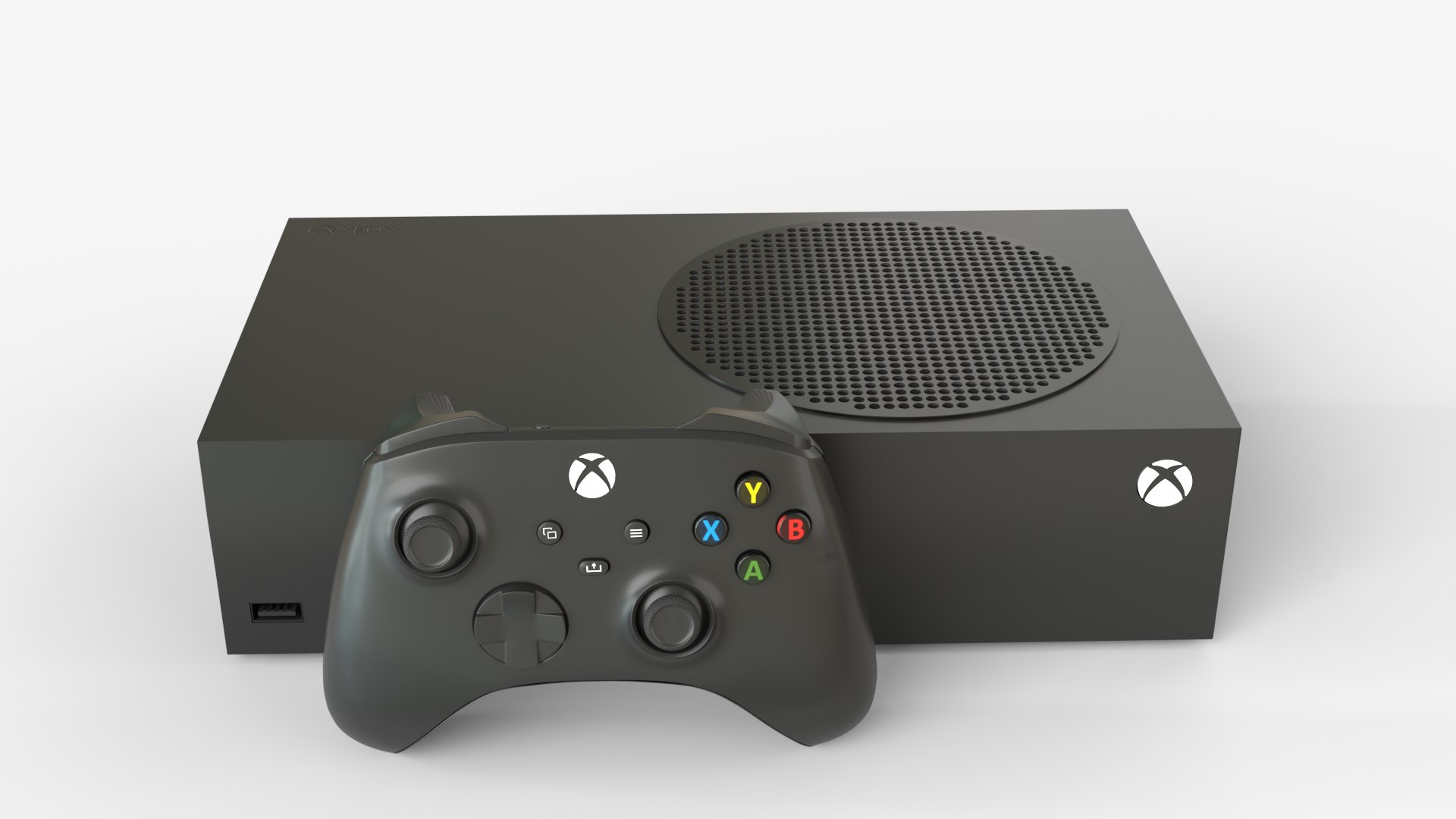 3D XBOX SERIES S BLACK 2023 Model - TurboSquid 2083092