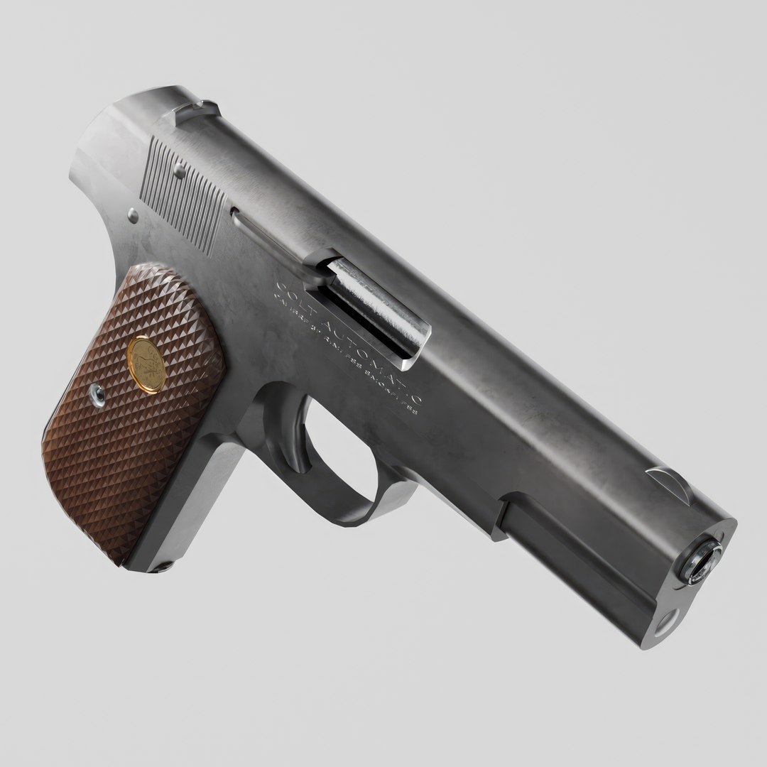 Colt M1903 3D Model - TurboSquid 2379148