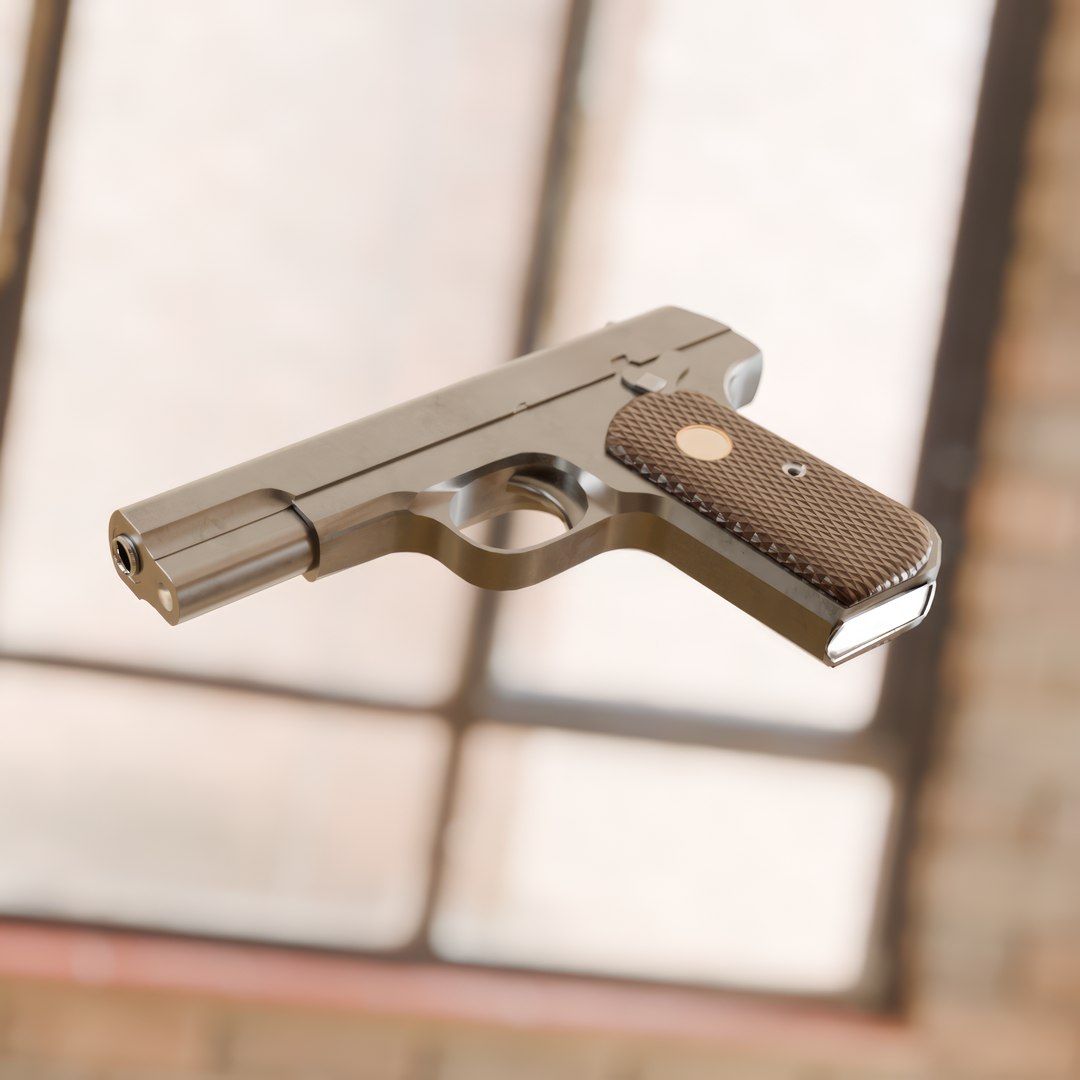 Colt M1903 3D Model - TurboSquid 2379148