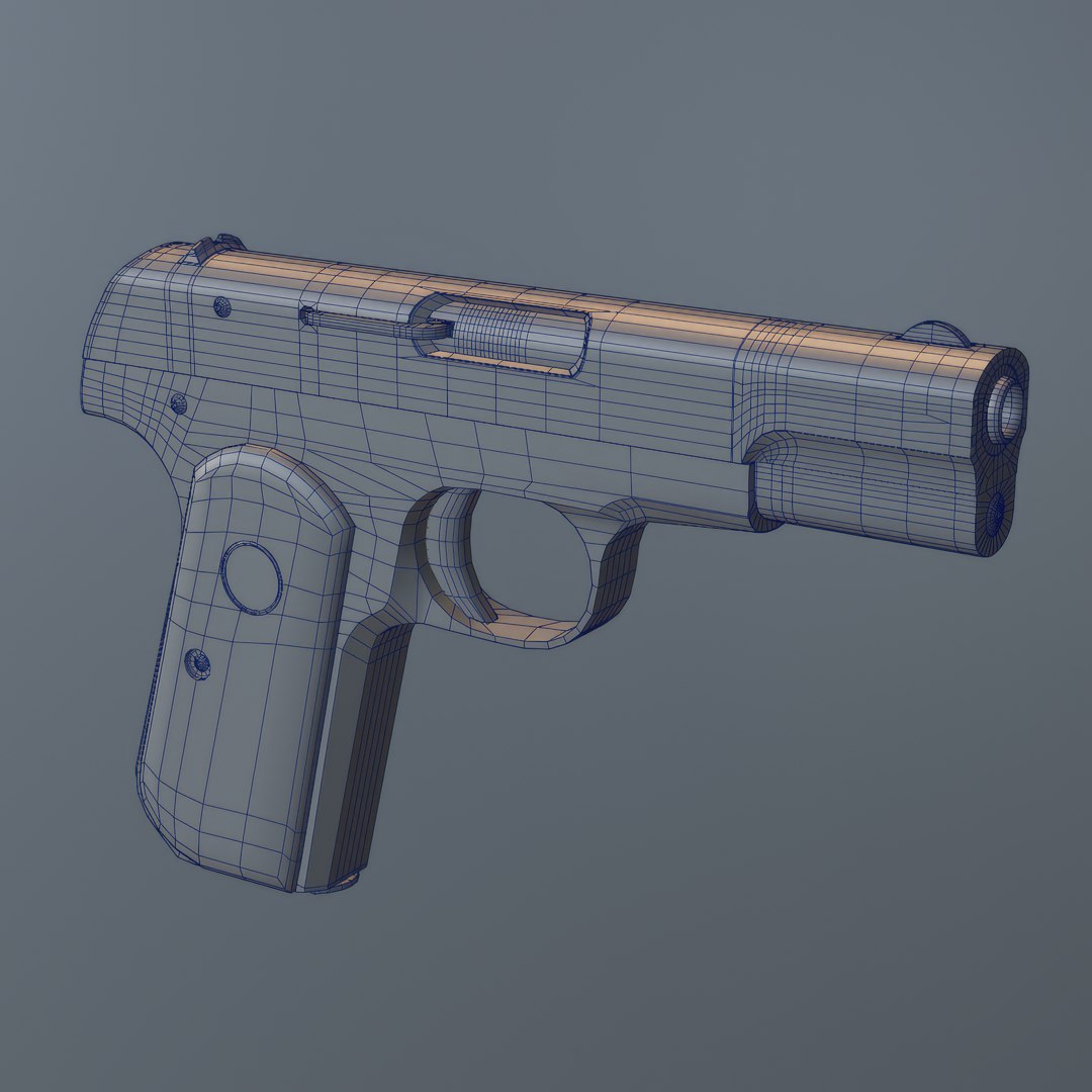 Colt M1903 3D Model - TurboSquid 2379148