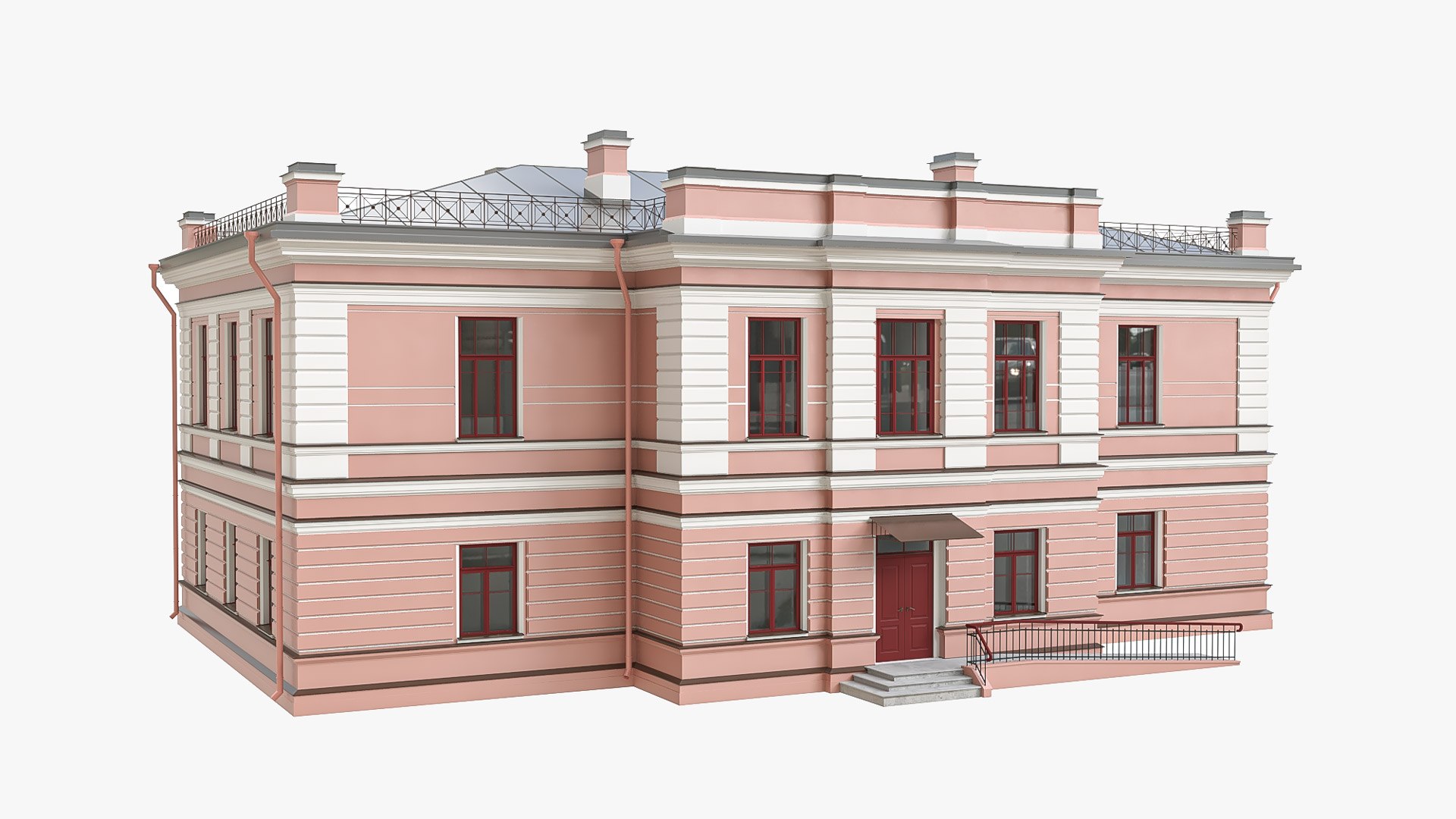 3D Mansion Residential Building - TurboSquid 1774870