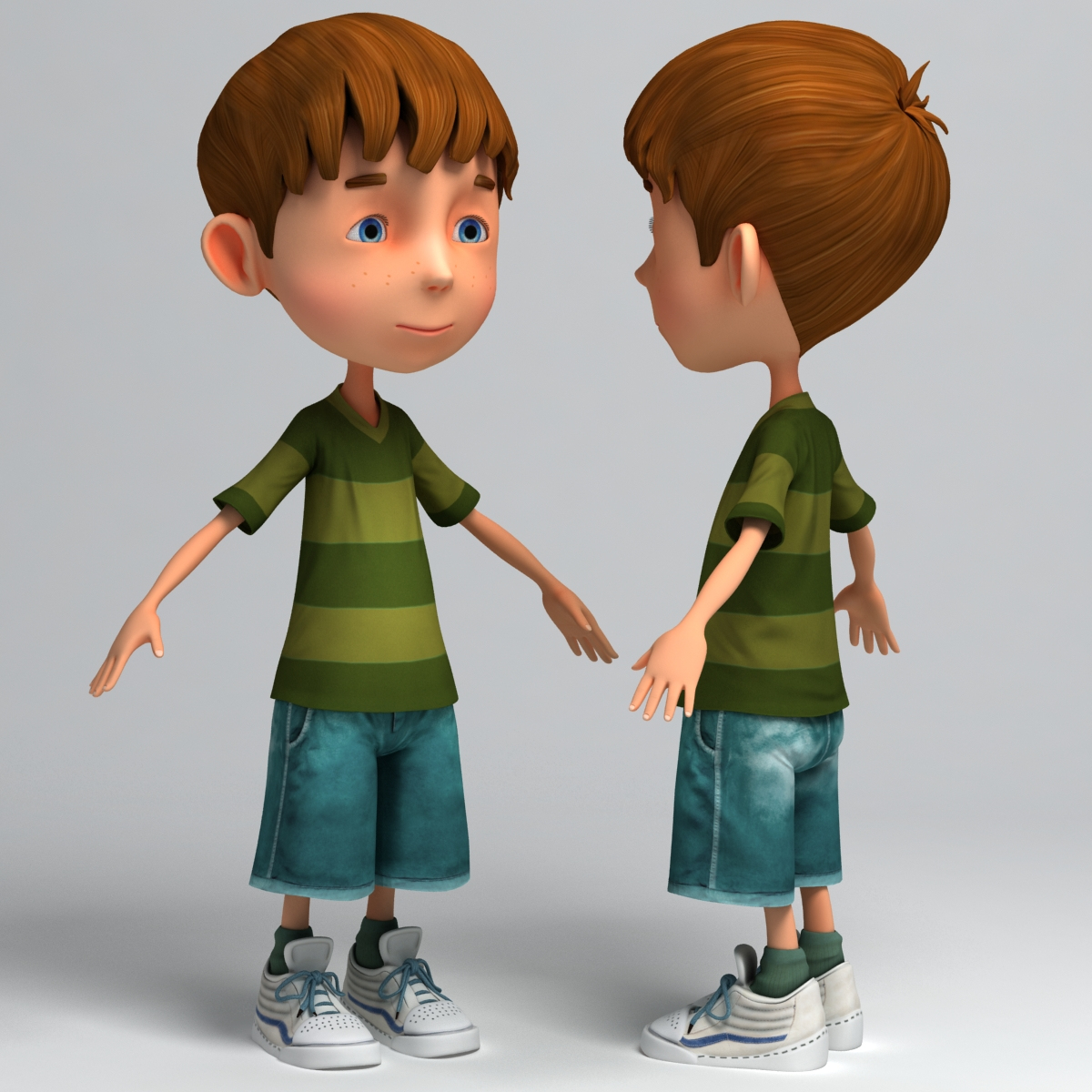 Cartoons Junge Steve 3D-Modell - TurboSquid 779383