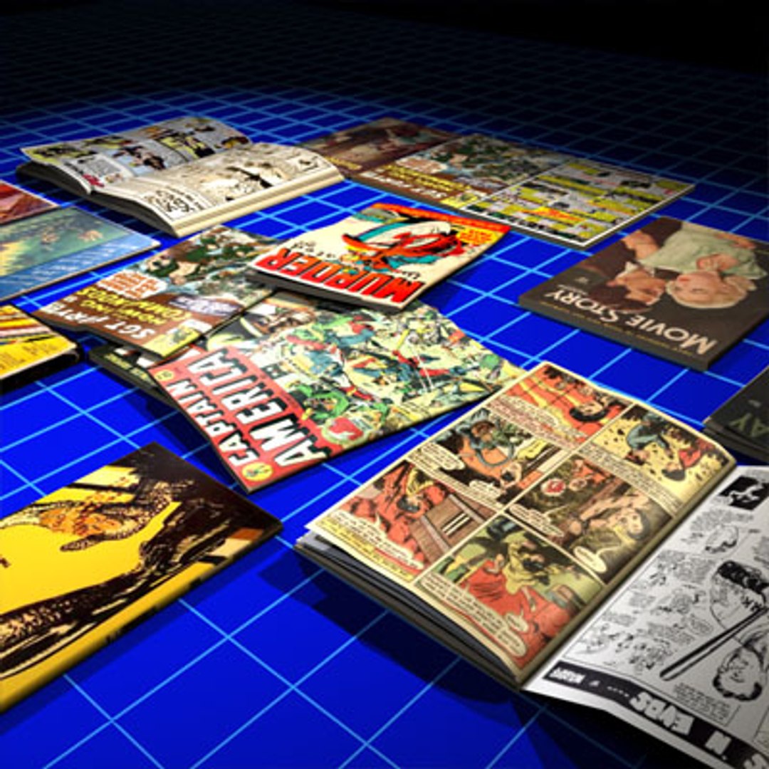 3d Comic Magazine Book 01
